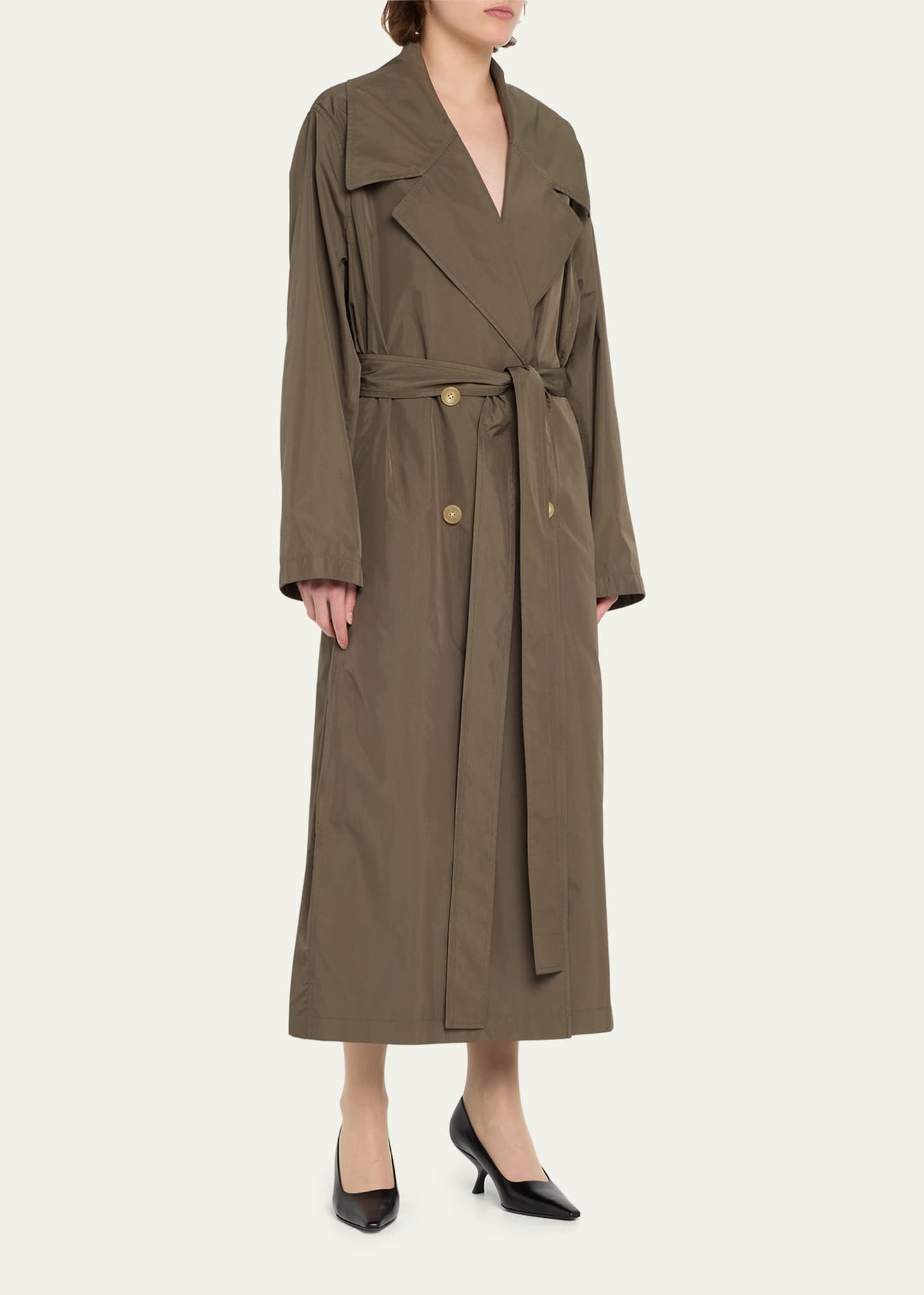 THE ROW Cadel Double-Breasted Trench Coat - Bergdorf Goodman