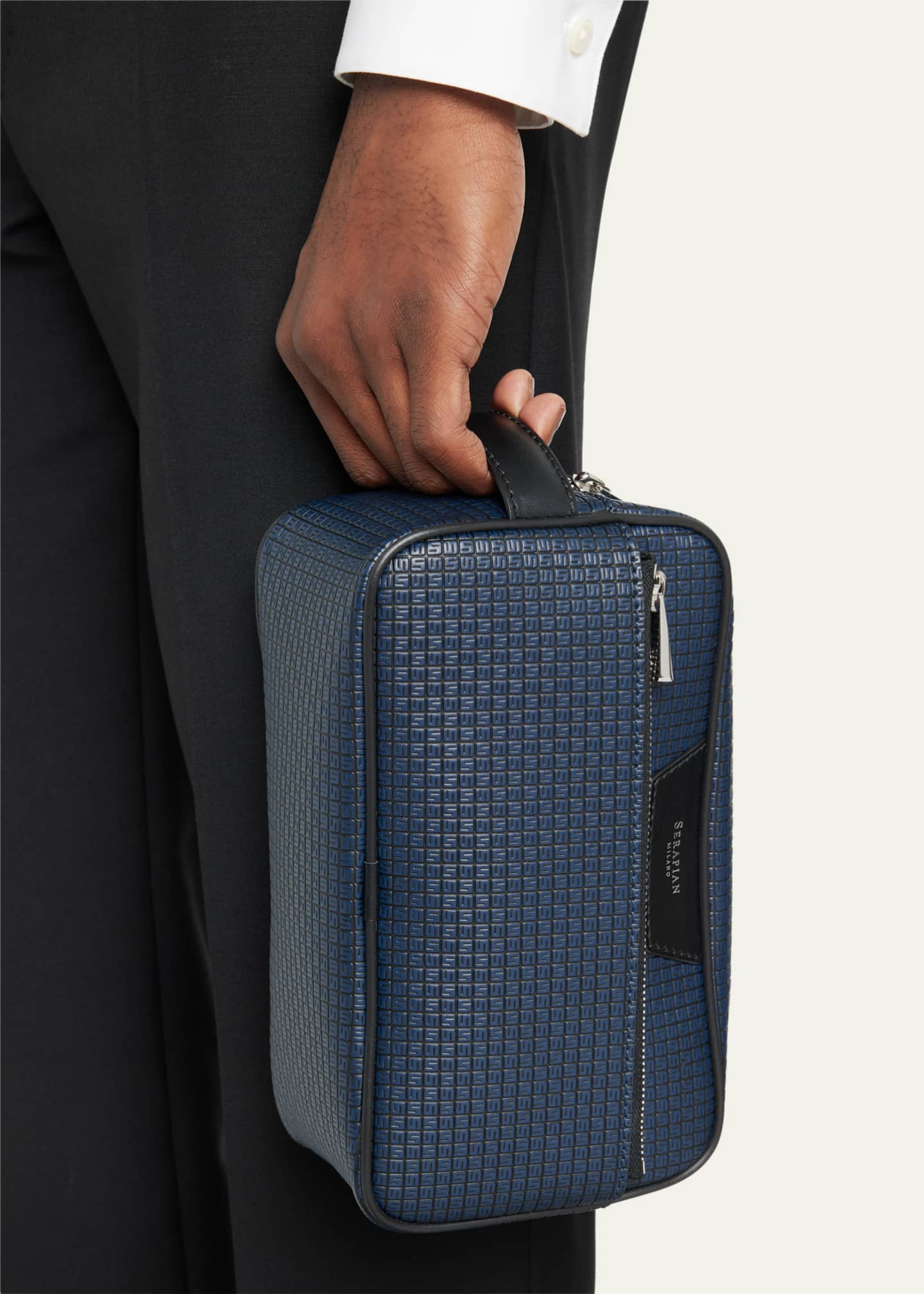 Serapian Men's Stepan Toiletry Bag - Bergdorf Goodman