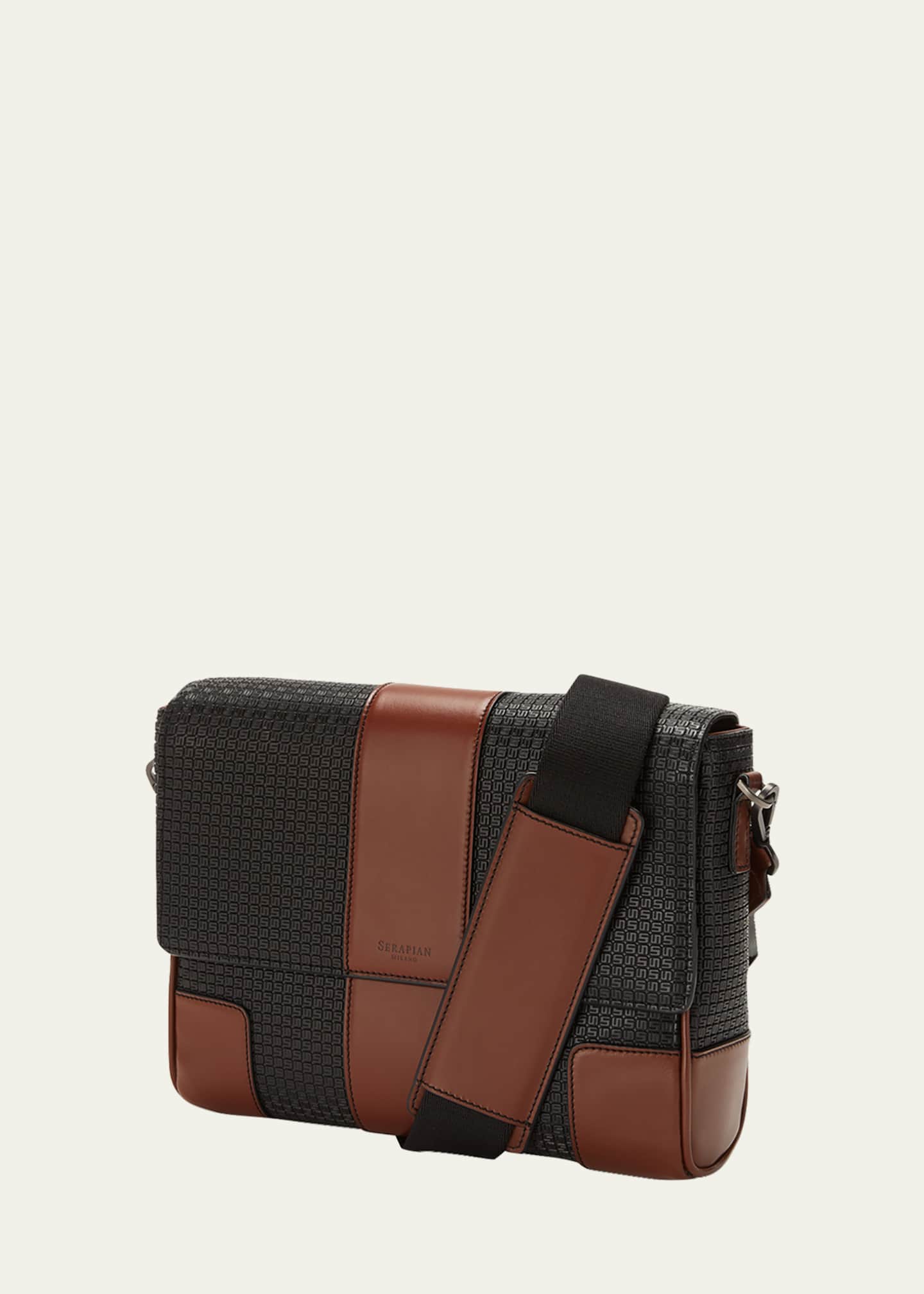 Serapian Men's Stepan 72 Flap Messenger Bag - Bergdorf Goodman