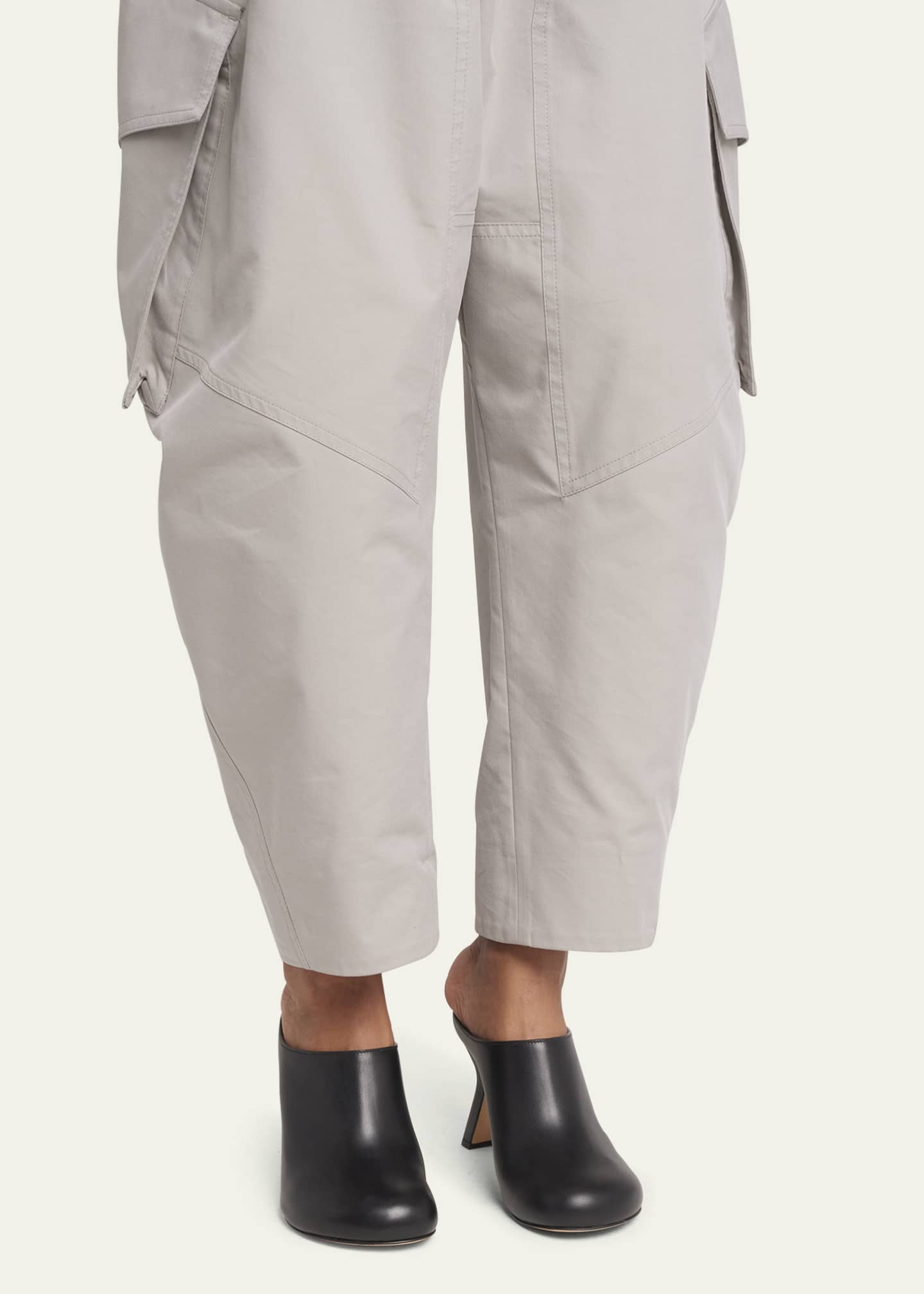 Loewe Terra Leather Stiletto Mule Clogs - Bergdorf Goodman