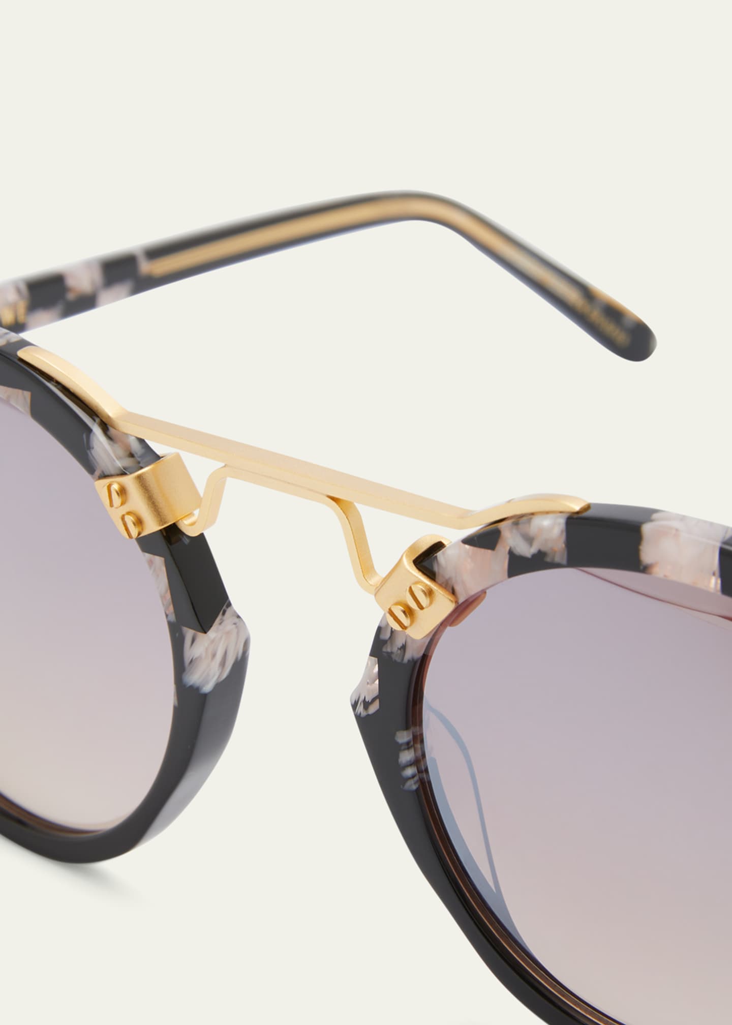 Palm Angels Men's Raymond Round Acetate Sunglasses - Bergdorf Goodman