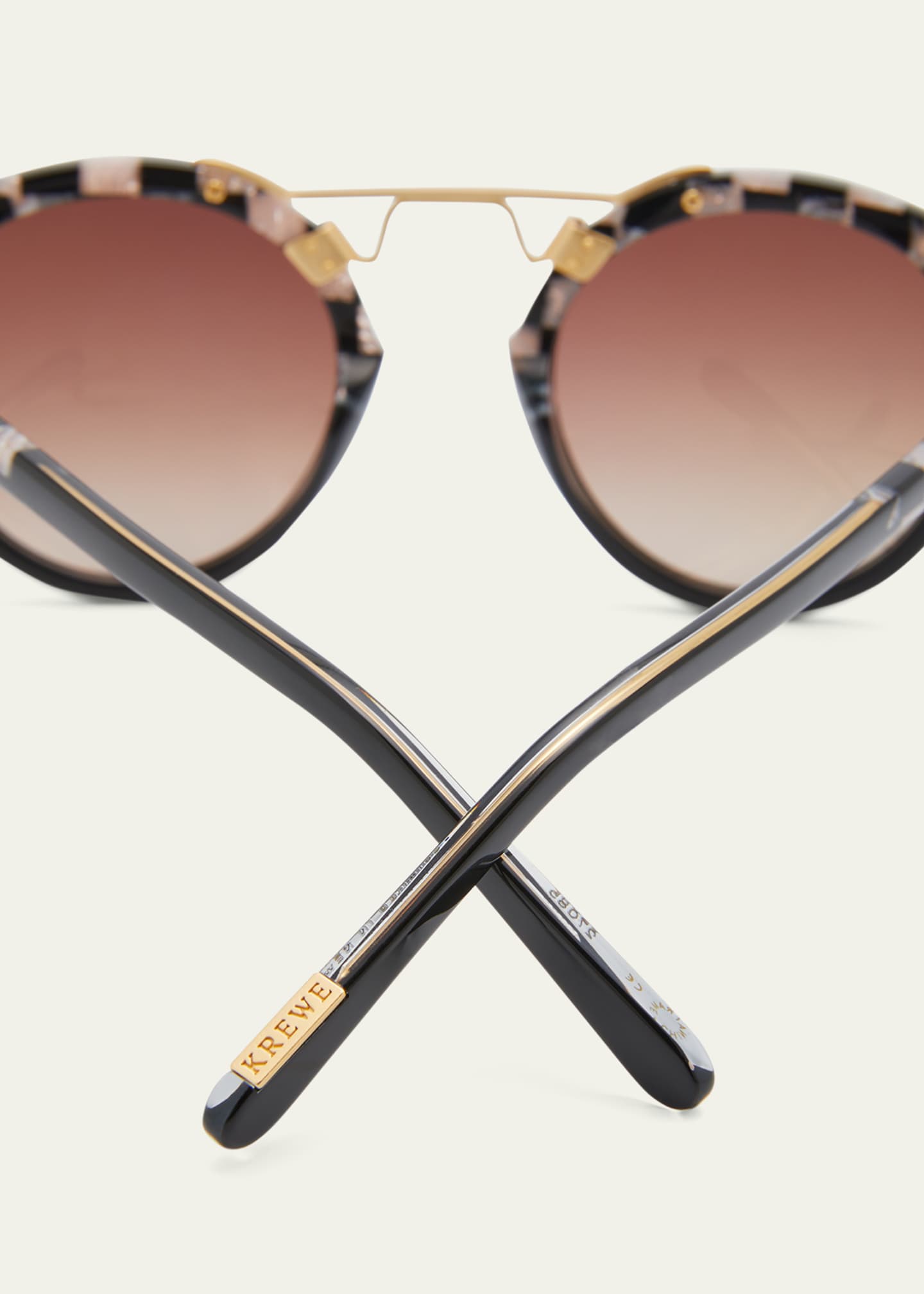 Palm Angels Men's Raymond Round Acetate Sunglasses - Bergdorf Goodman