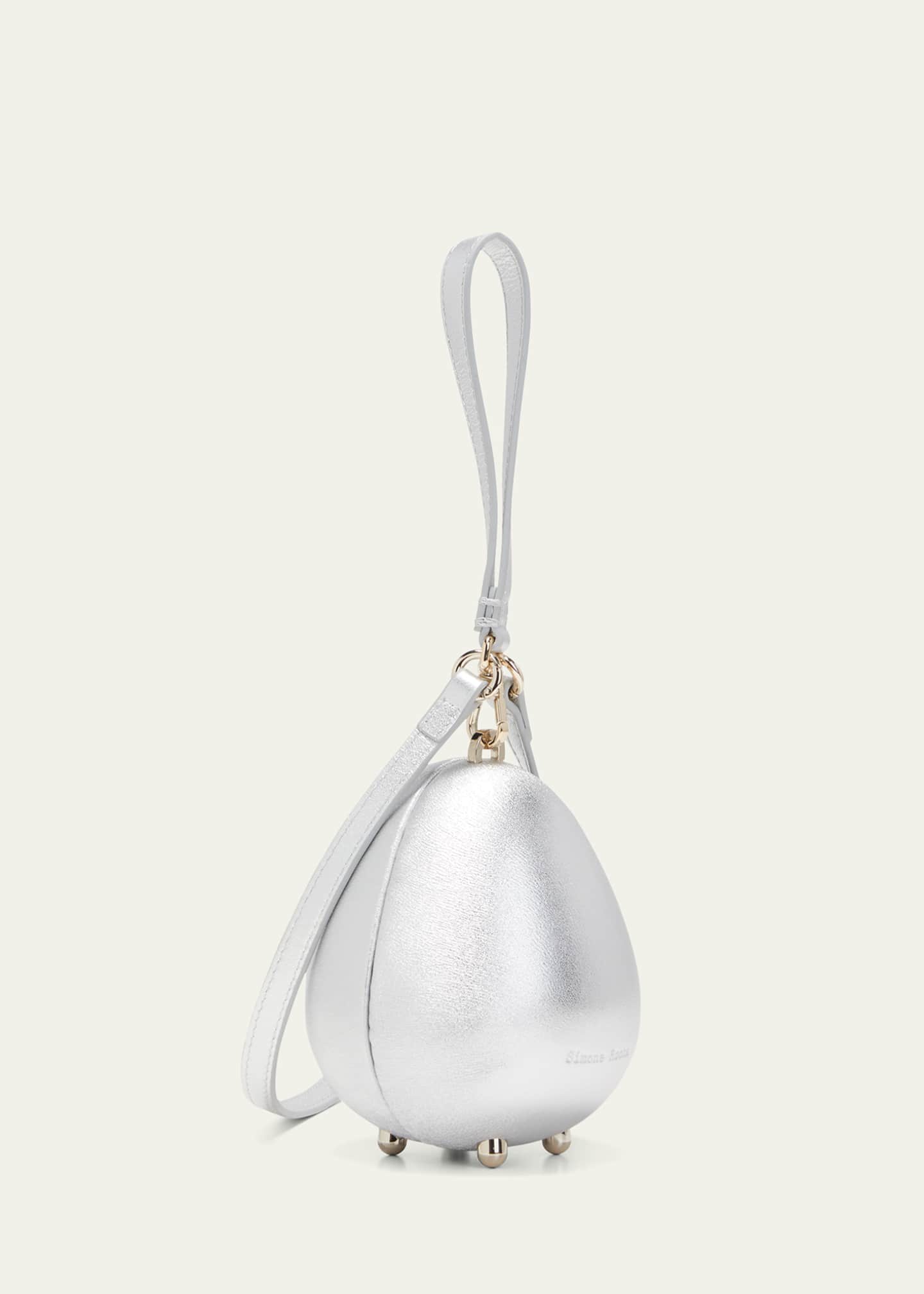 Simone Rocha Micro Egg Metallic Lambskin Crossbody Bag - Bergdorf Goodman