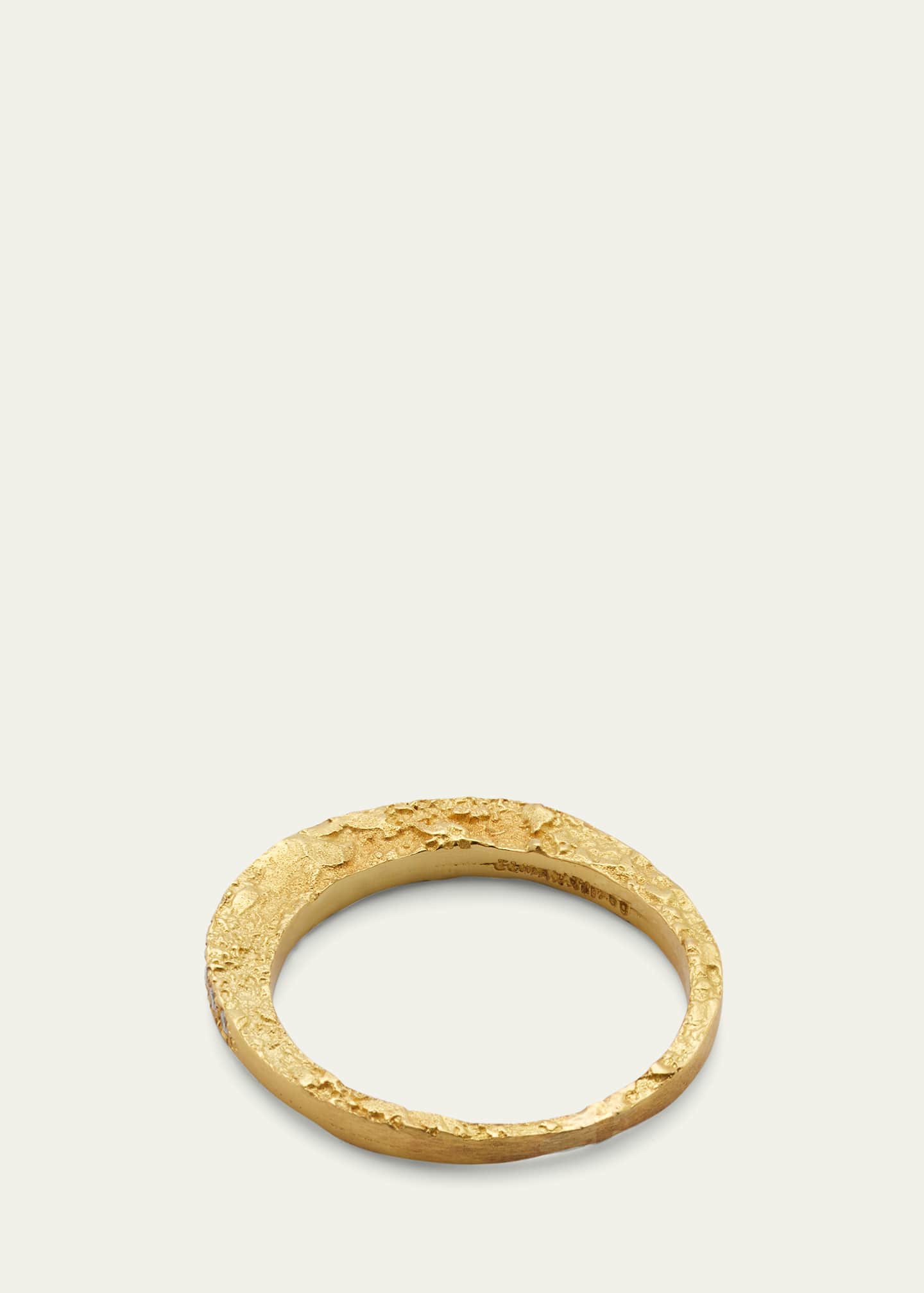 Elhanati Paloma Moon Ring in 18K Solid Yellow Gold with Top Wesselton VVS Diamonds - Bergdorf ...