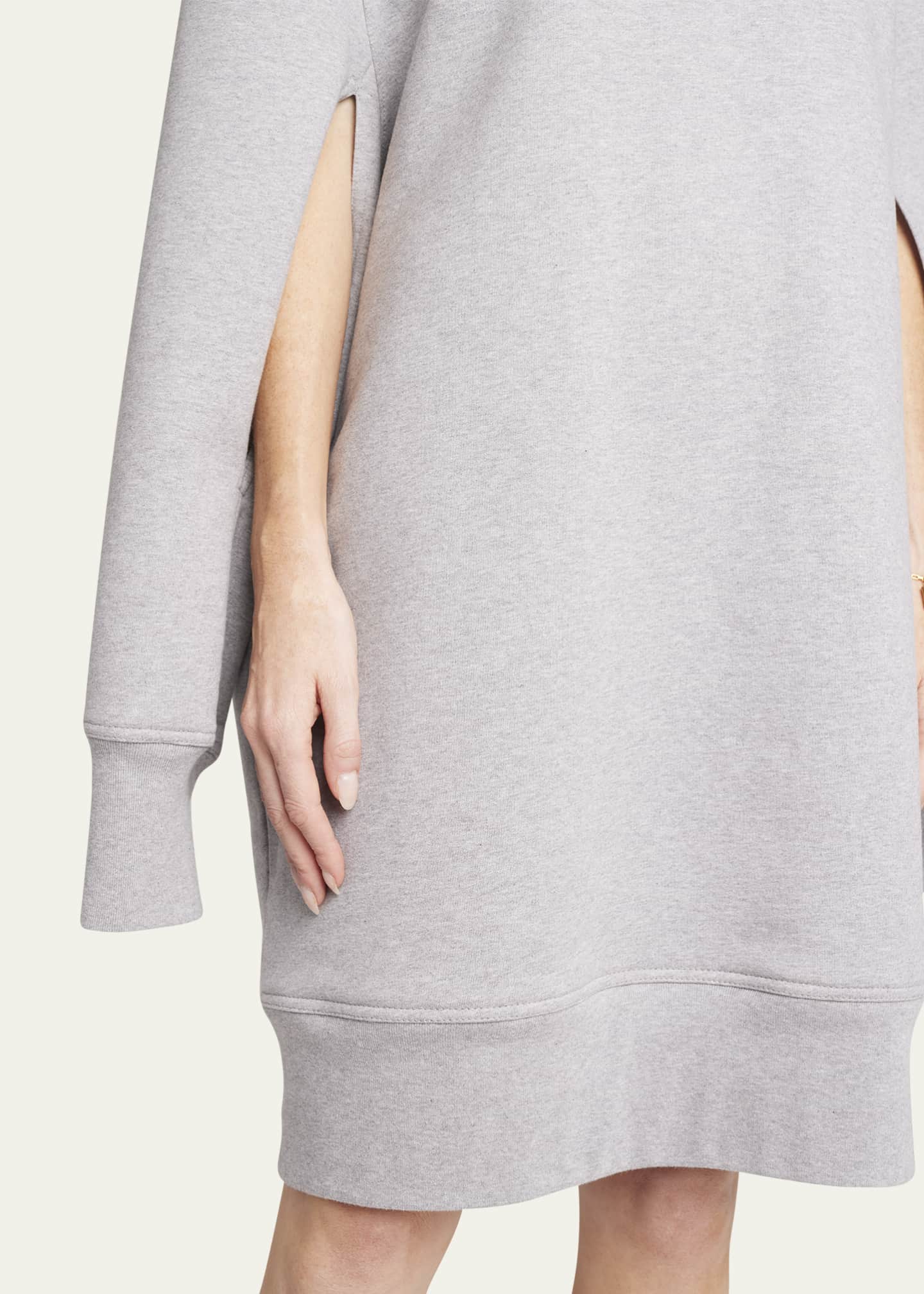 Loewe Short Sweatshirt Cotton Dress - Bergdorf Goodman