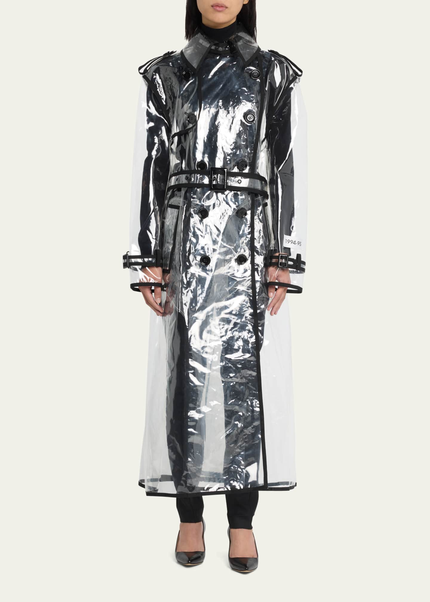 Dolce&Gabbana Light PVC Double-Breasted Trench Coat - Bergdorf Goodman