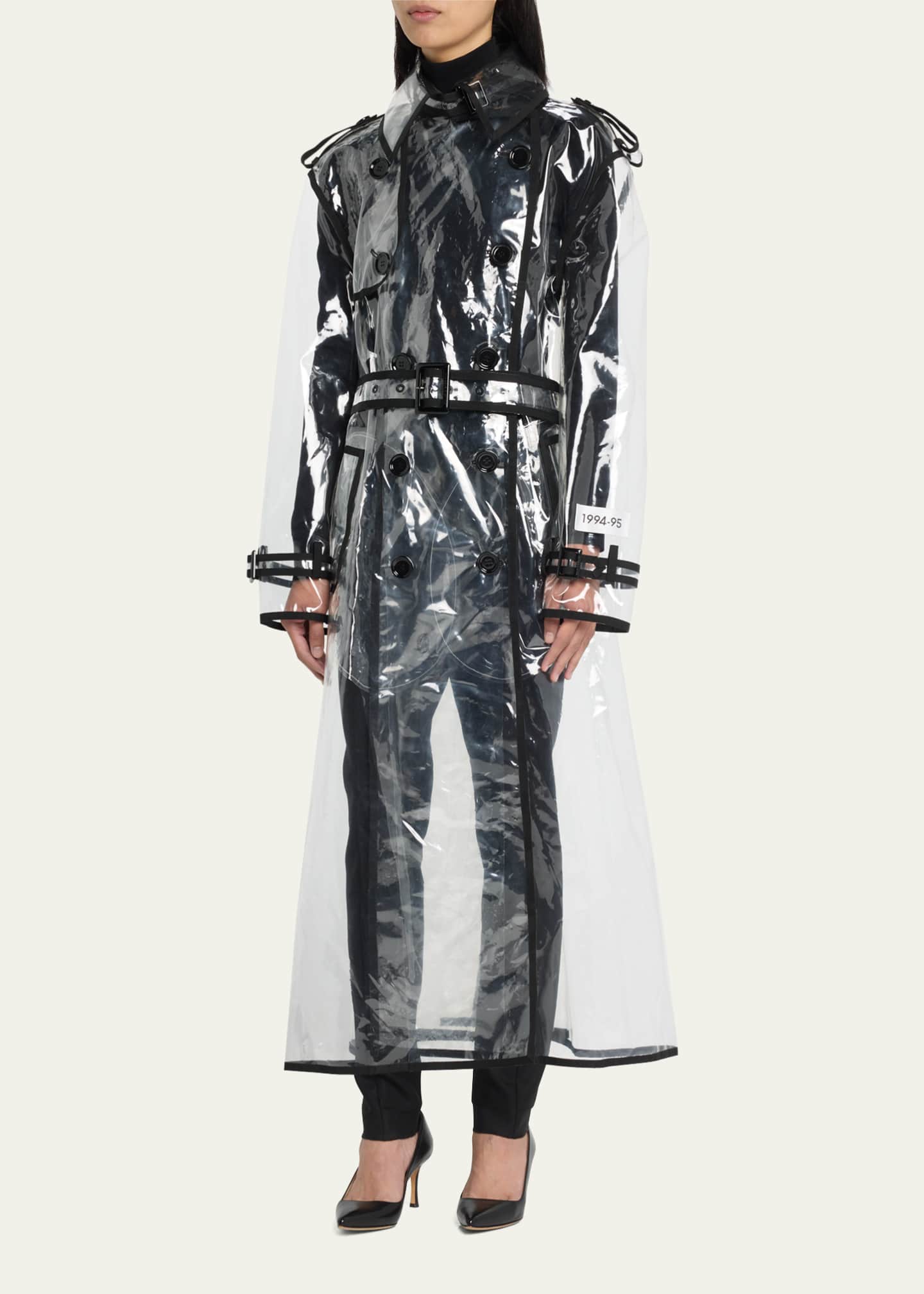 Dolce&Gabbana Light PVC Double-Breasted Trench Coat - Bergdorf Goodman