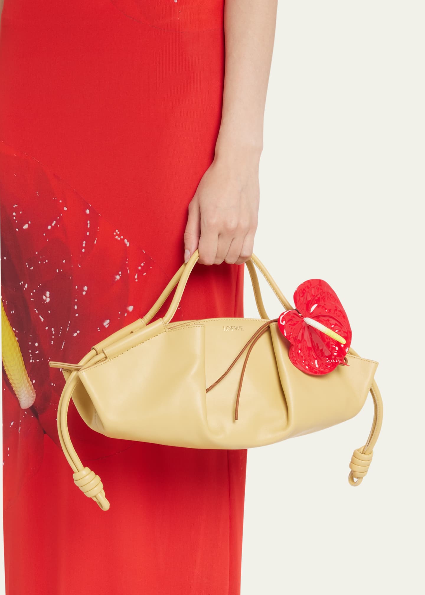 Loewe Anthurium Flower Plant Charm - Bergdorf Goodman