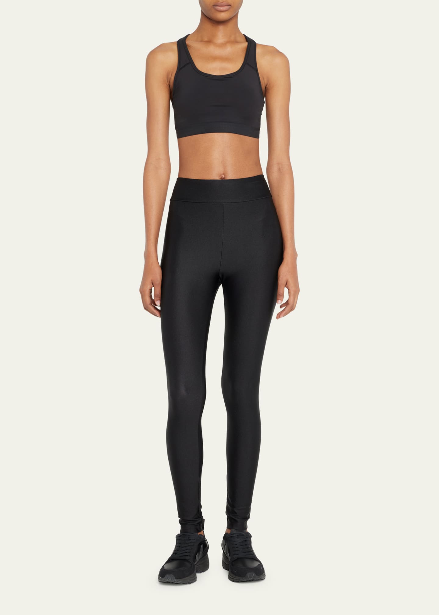 Monse Logo-Print Leggings - Bergdorf Goodman