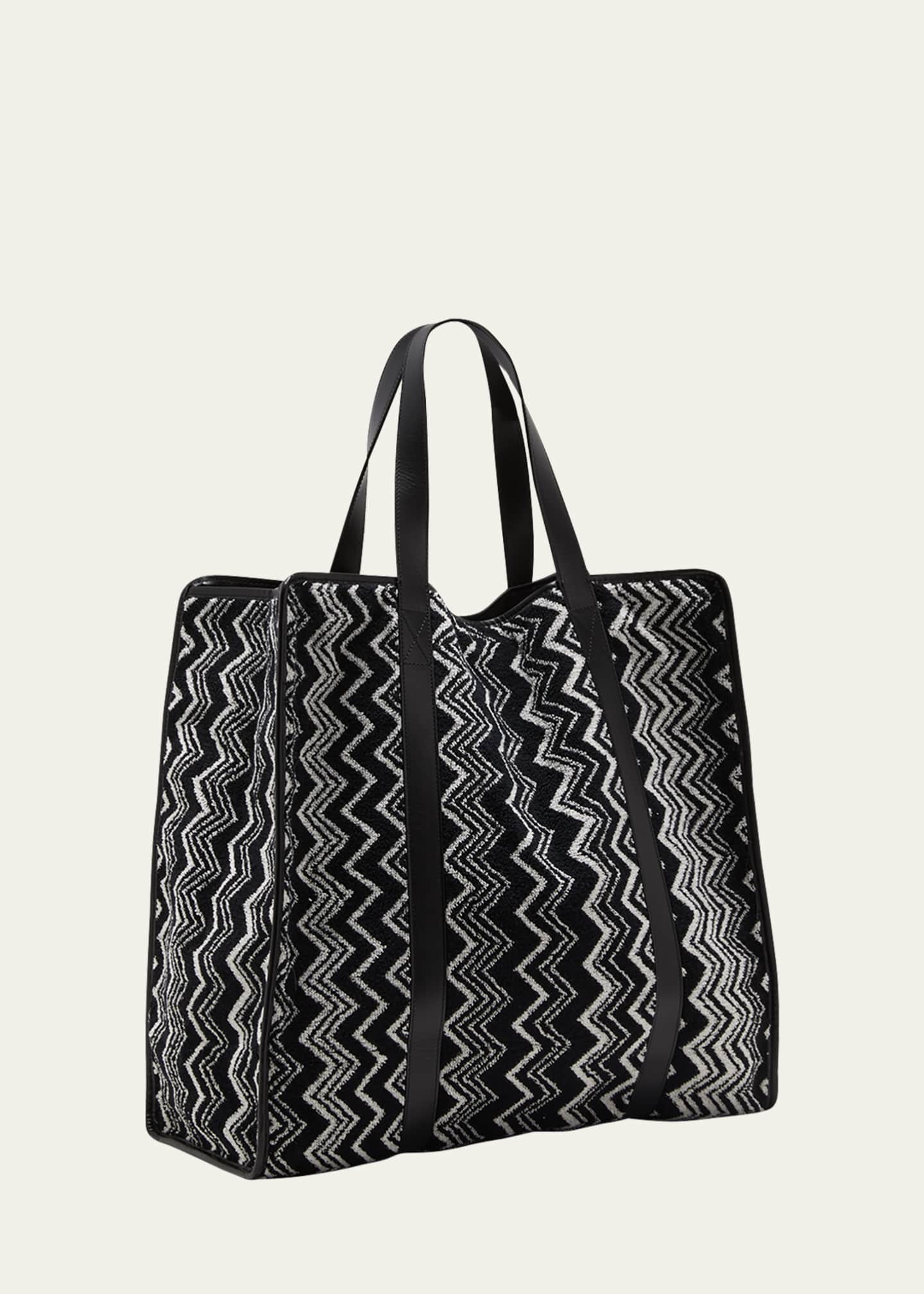 Missoni Terry Cloth Zig-Zag Tote Bag - Bergdorf Goodman