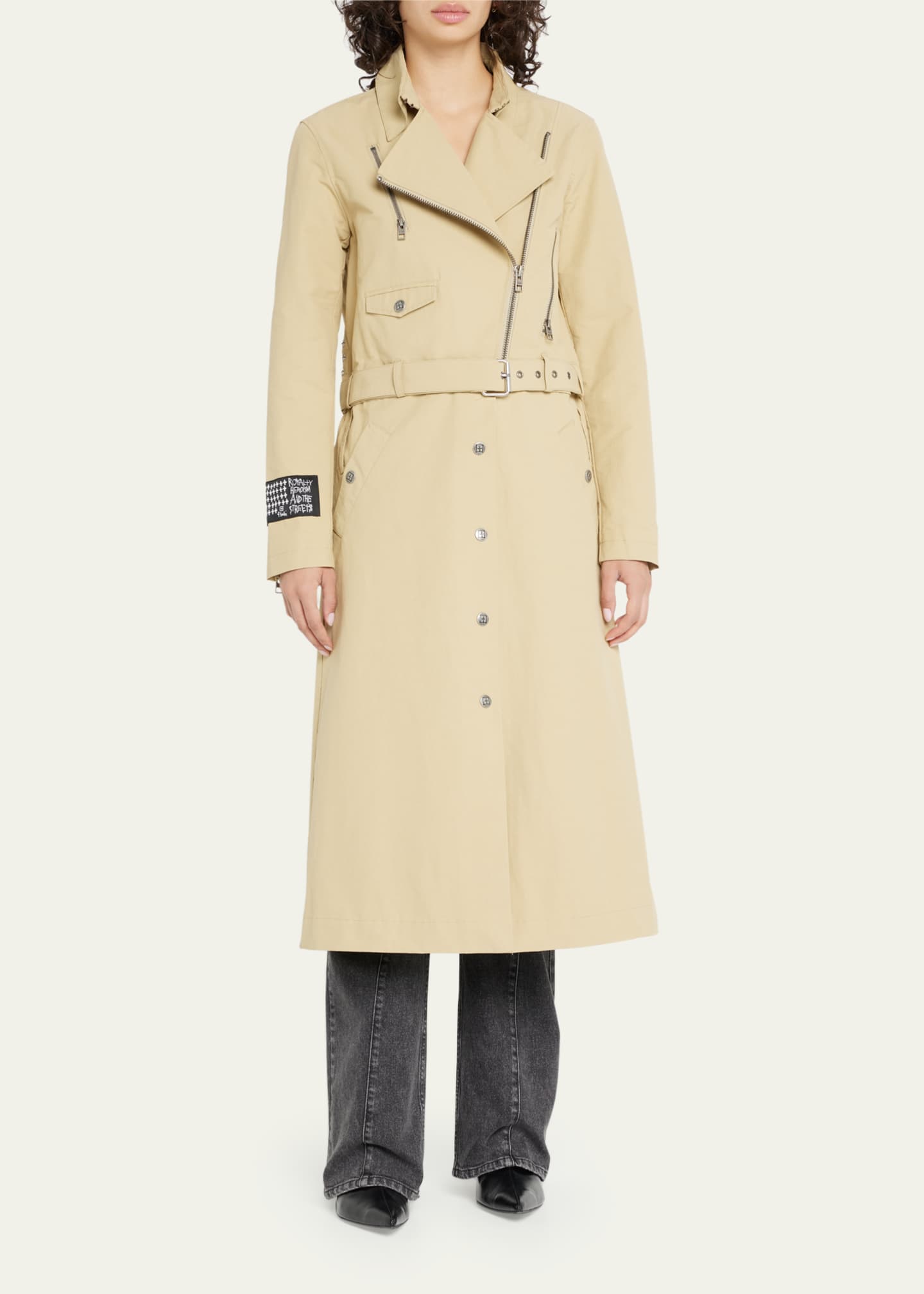 Ksubi Incognito Convertible Biker Trench Coat - Bergdorf Goodman