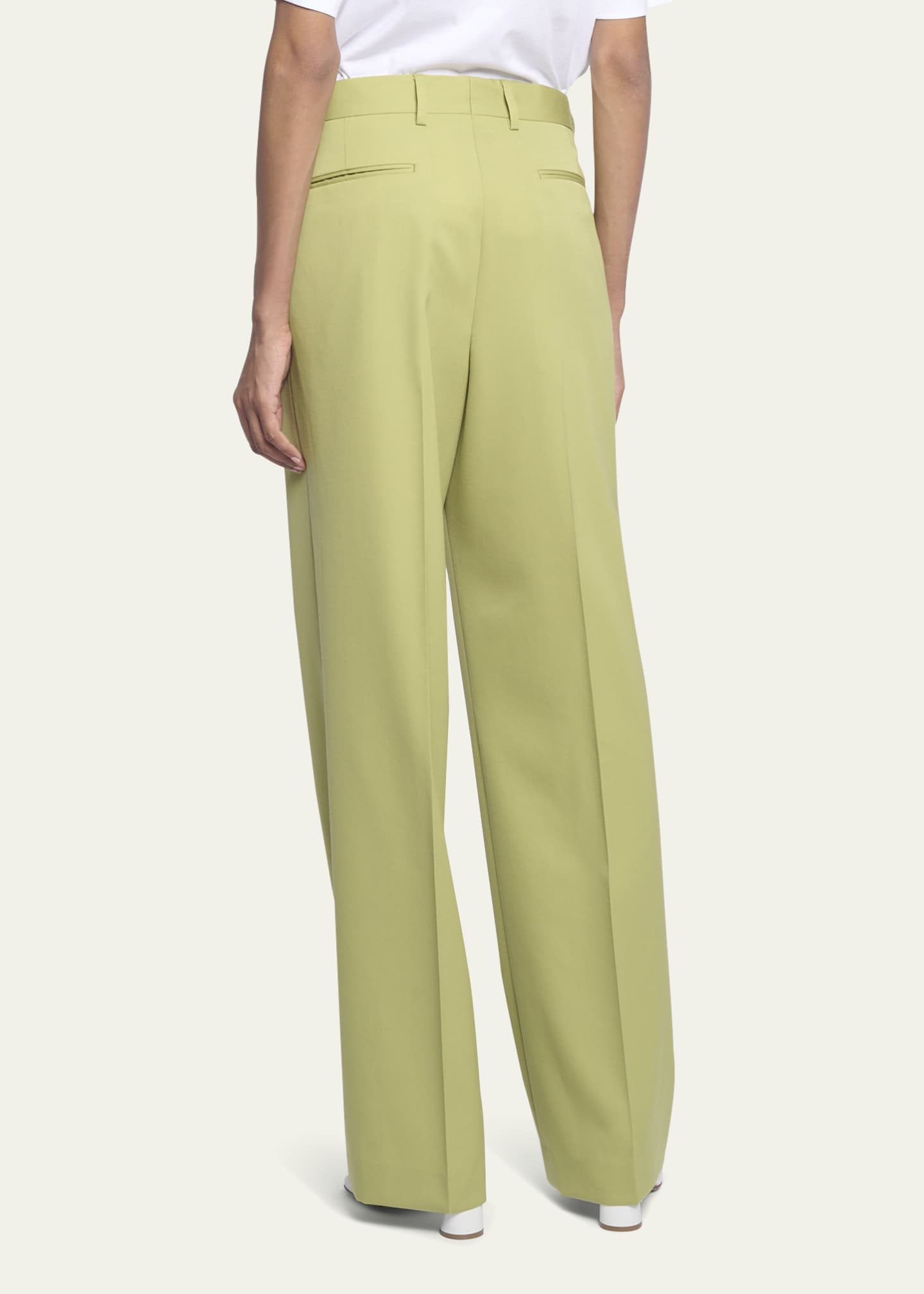 Dries Van Noten Pulley Wool Gabardine Pants - Bergdorf Goodman