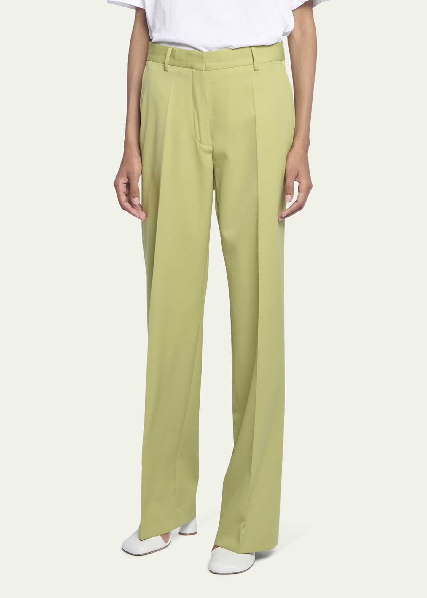 Dries Van Noten Pulley Wool Gabardine Pants - Bergdorf Goodman