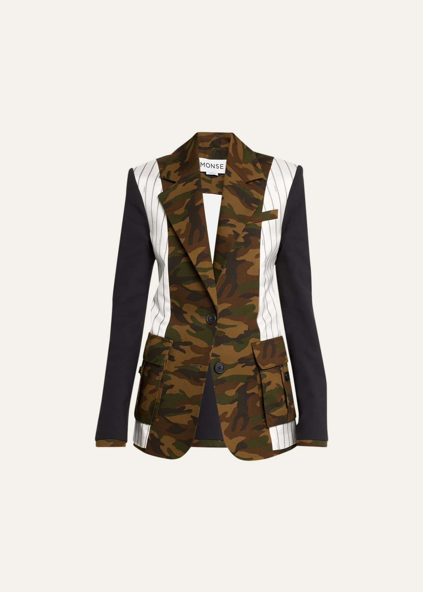 Monse Inside-Out Open-Back Blazer Jacket - Bergdorf Goodman
