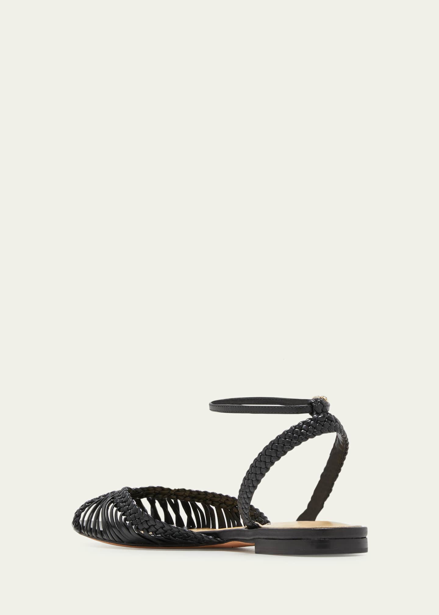Alexandre Birman Agatha Braided Leather Sandals - Bergdorf Goodman