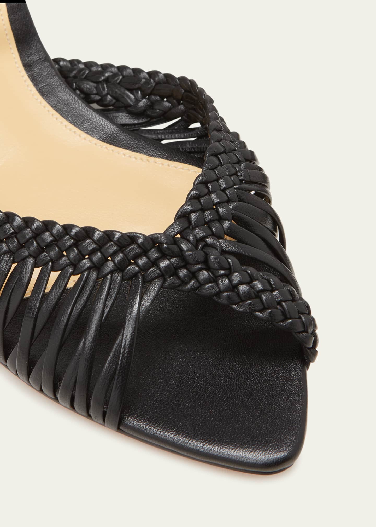 Alexandre Birman Agatha Braided Leather Sandals - Bergdorf Goodman