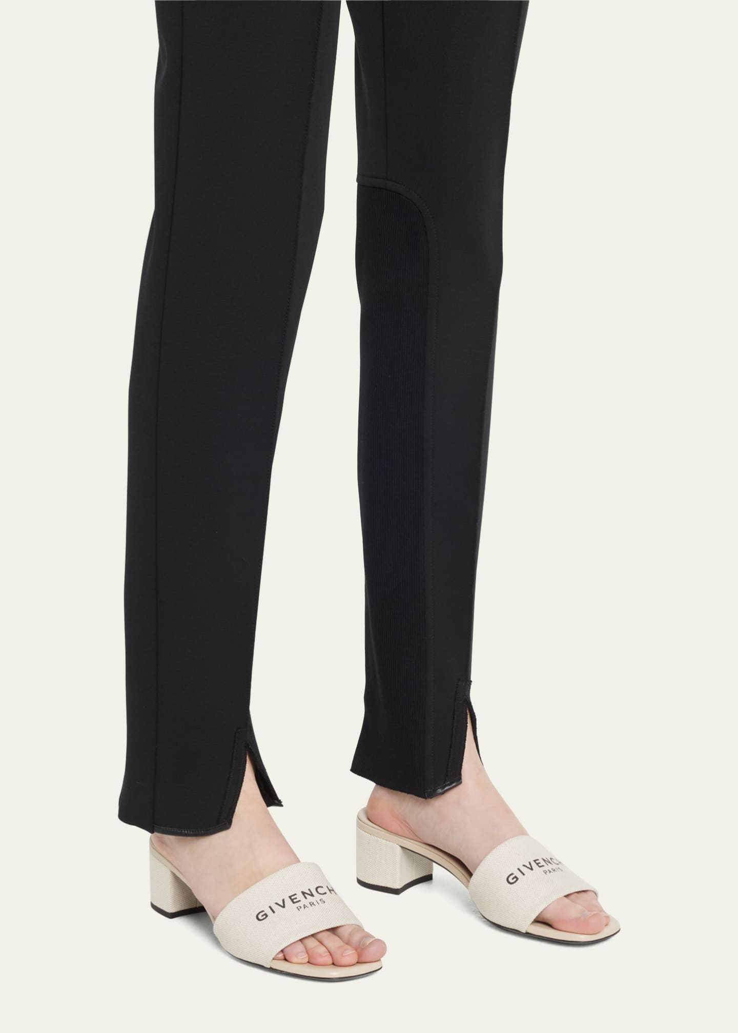 Givenchy Cotton Logo Mule Sandals - Bergdorf Goodman