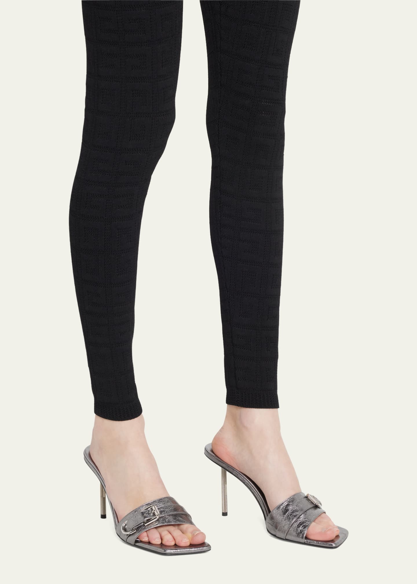 Givenchy Voyou High Strap Mule Sandals - Bergdorf Goodman