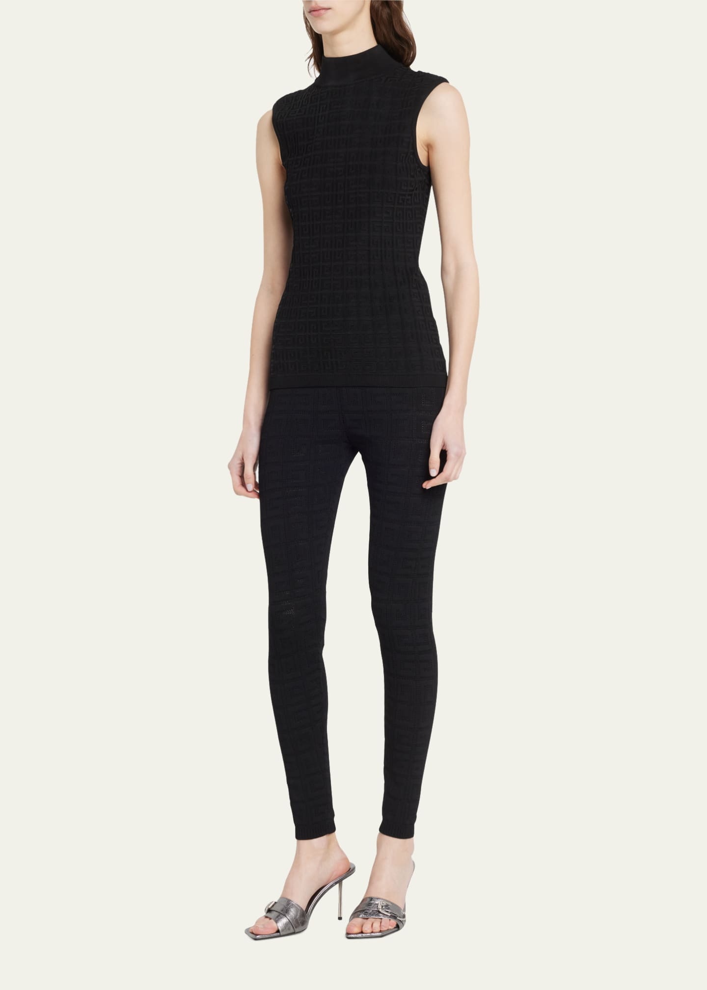 Givenchy Voyou High Strap Mule Sandals - Bergdorf Goodman