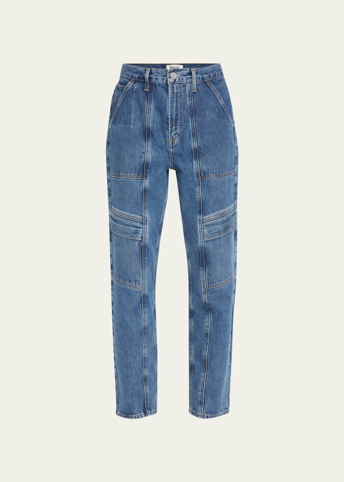 AGOLDE Cooper Relaxed Straight Cargo Jeans - Bergdorf Goodman