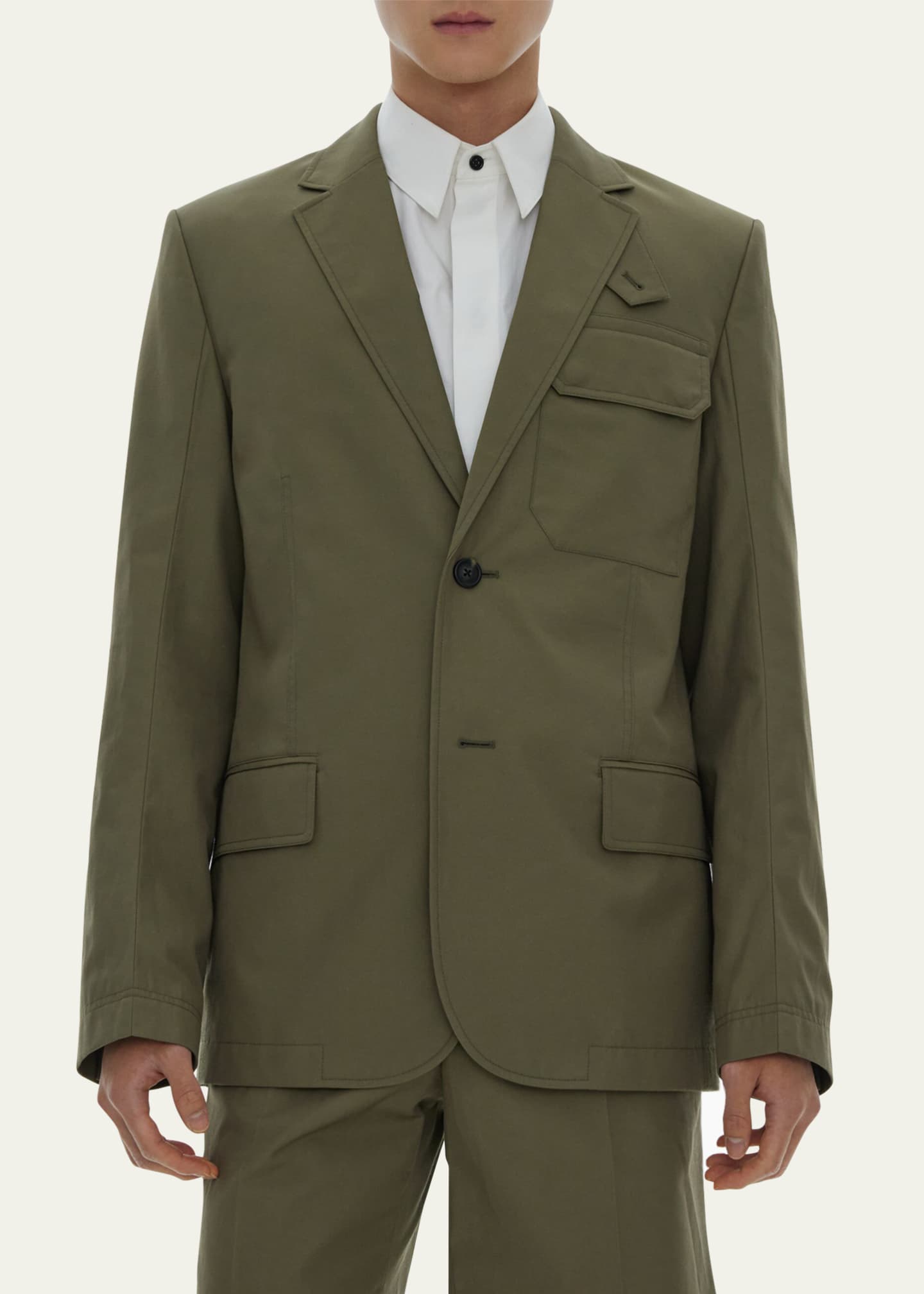 Helmut Lang Men's Utility Blazer 2 Suit Jacket - Bergdorf Goodman