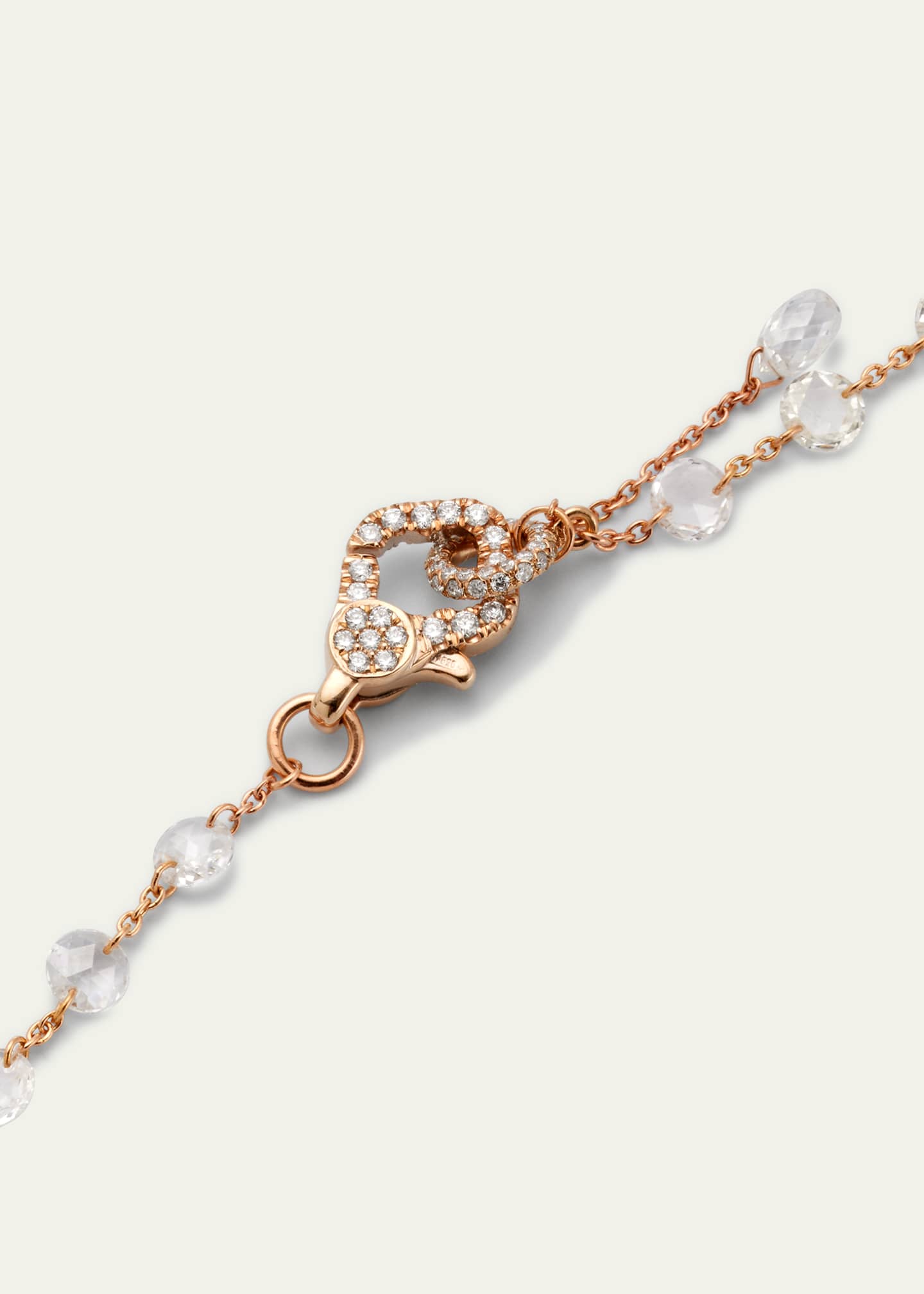 64 Facets 18k Rose Gold Diamond Chain Bracelet - Bergdorf Goodman