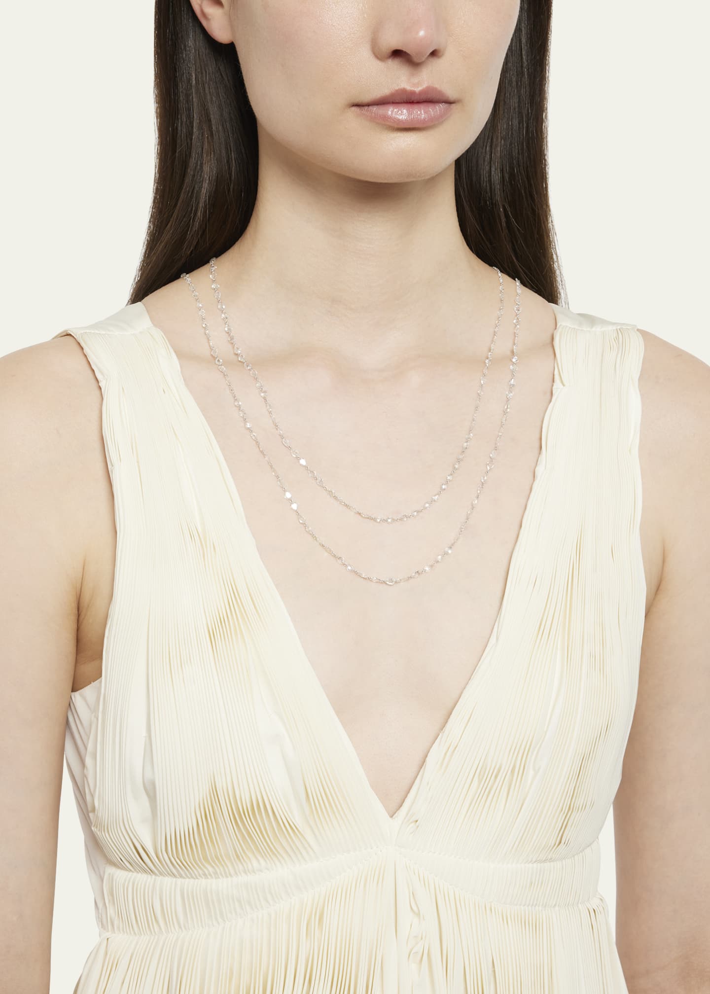 64 Facets Platinum Ethereal Diamond Chain Necklace - Bergdorf Goodman