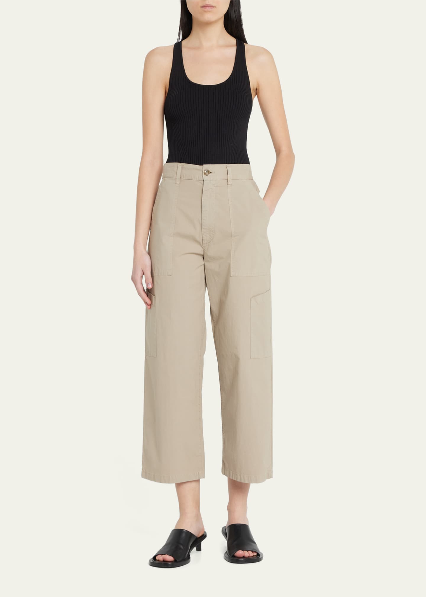 AGOLDE Daria Wide-Leg Utility Pants - Bergdorf Goodman