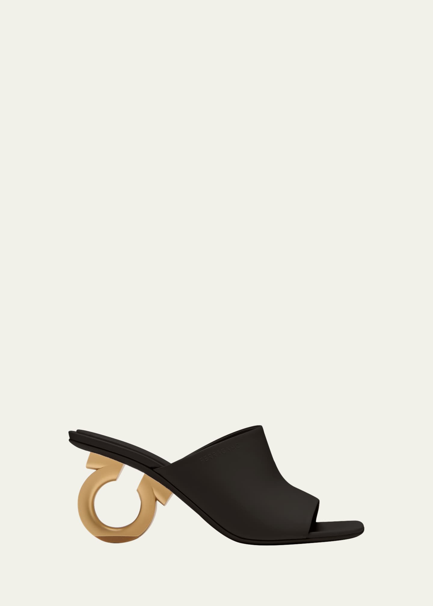Ferragamo Astro Gancini-Heel Mule Sandals - Bergdorf Goodman