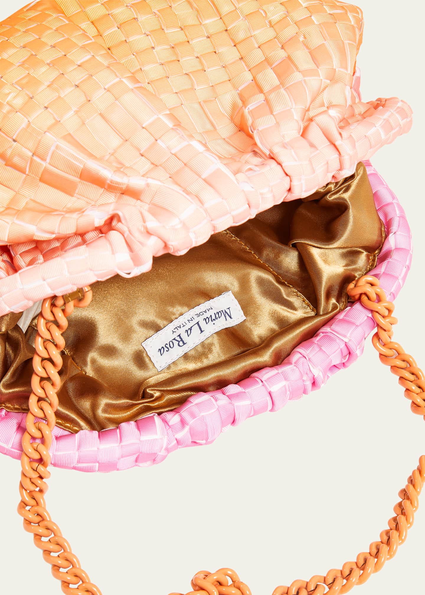 Maria La Rosa Mineral Game Woven Clutch Bag - Bergdorf Goodman