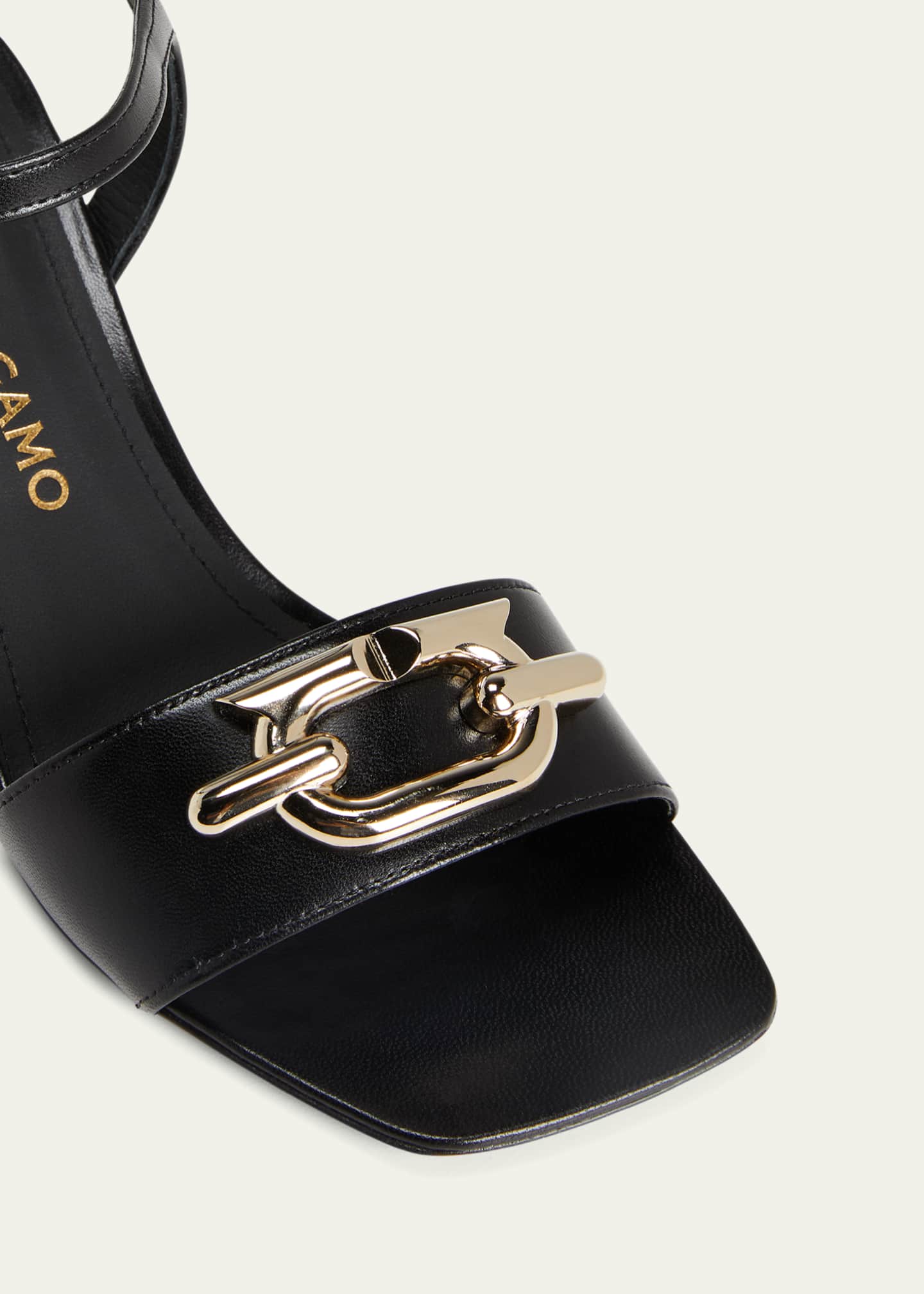 Ferragamo Priscilla Leather Ankle-Strap Sandals - Bergdorf Goodman