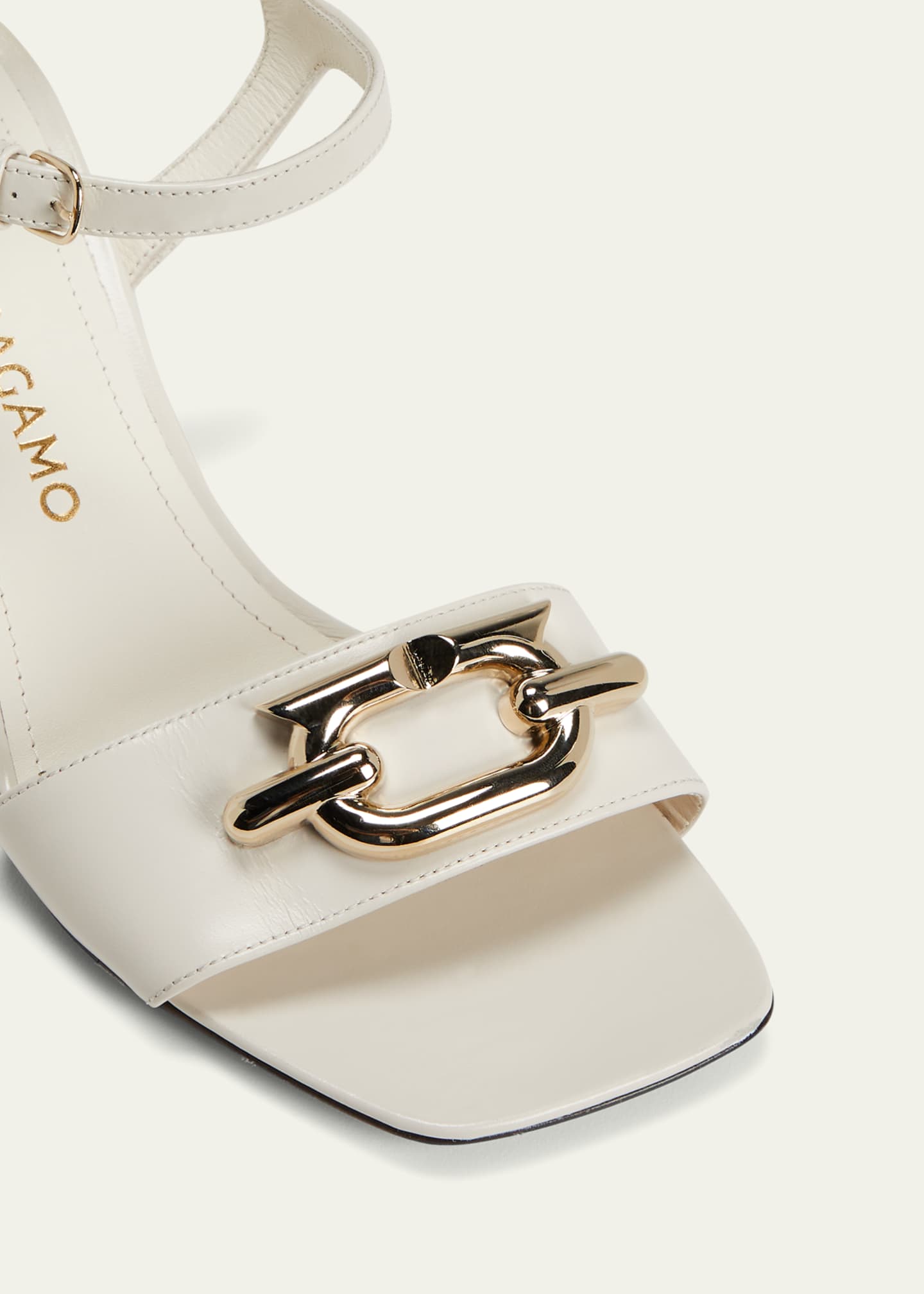Ferragamo Priscilla Leather Ankle-Strap Sandals - Bergdorf Goodman