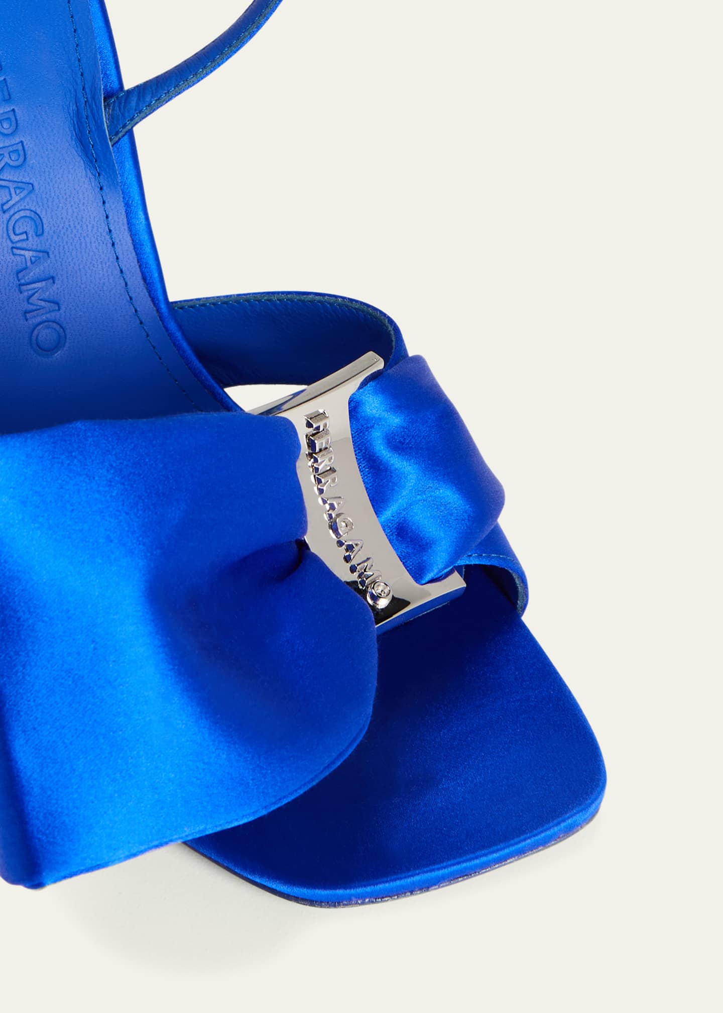 Ferragamo Helena Bow Ankle-Strap Sandals - Bergdorf Goodman