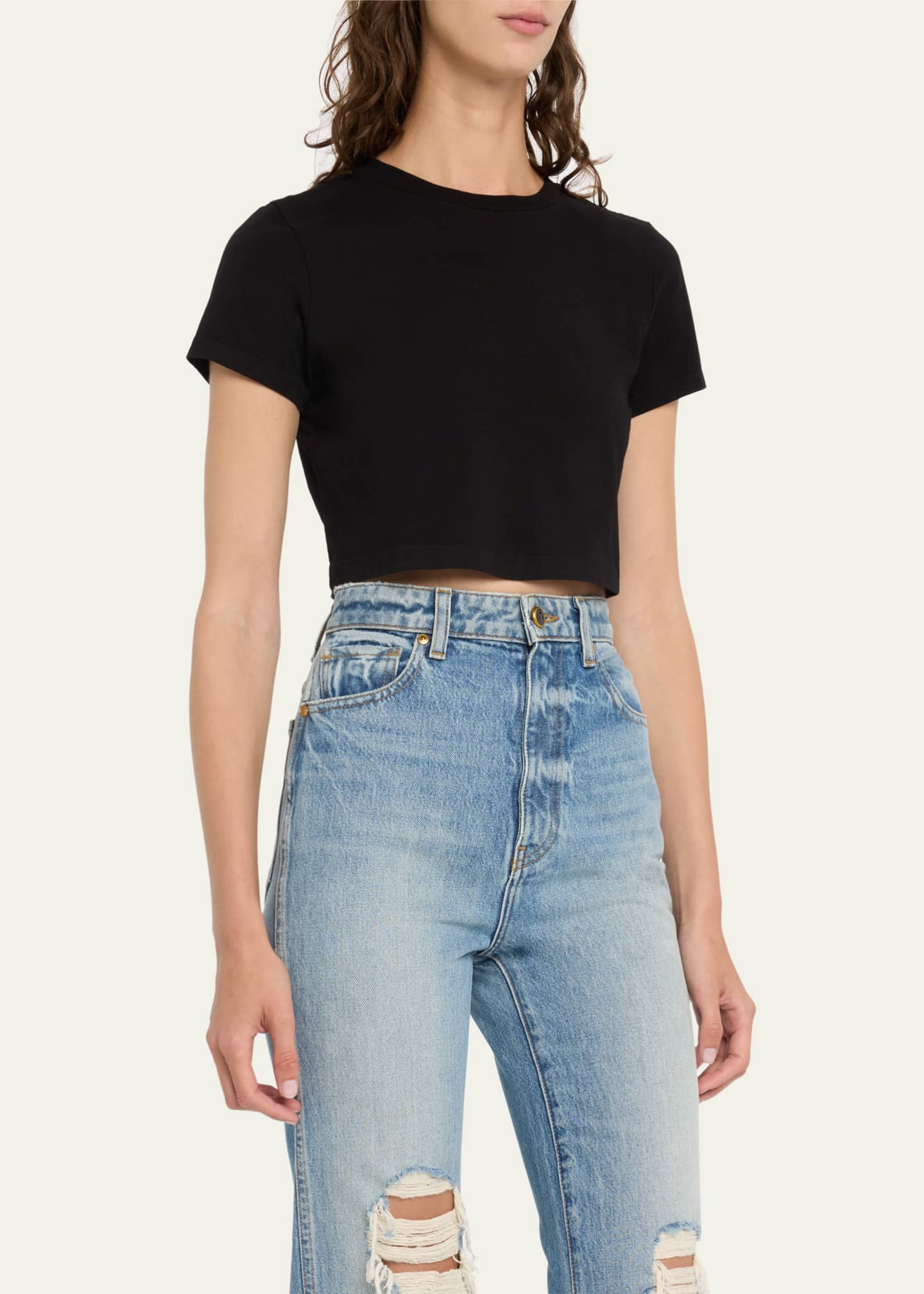 RE/DONE Micro Tee - Bergdorf Goodman