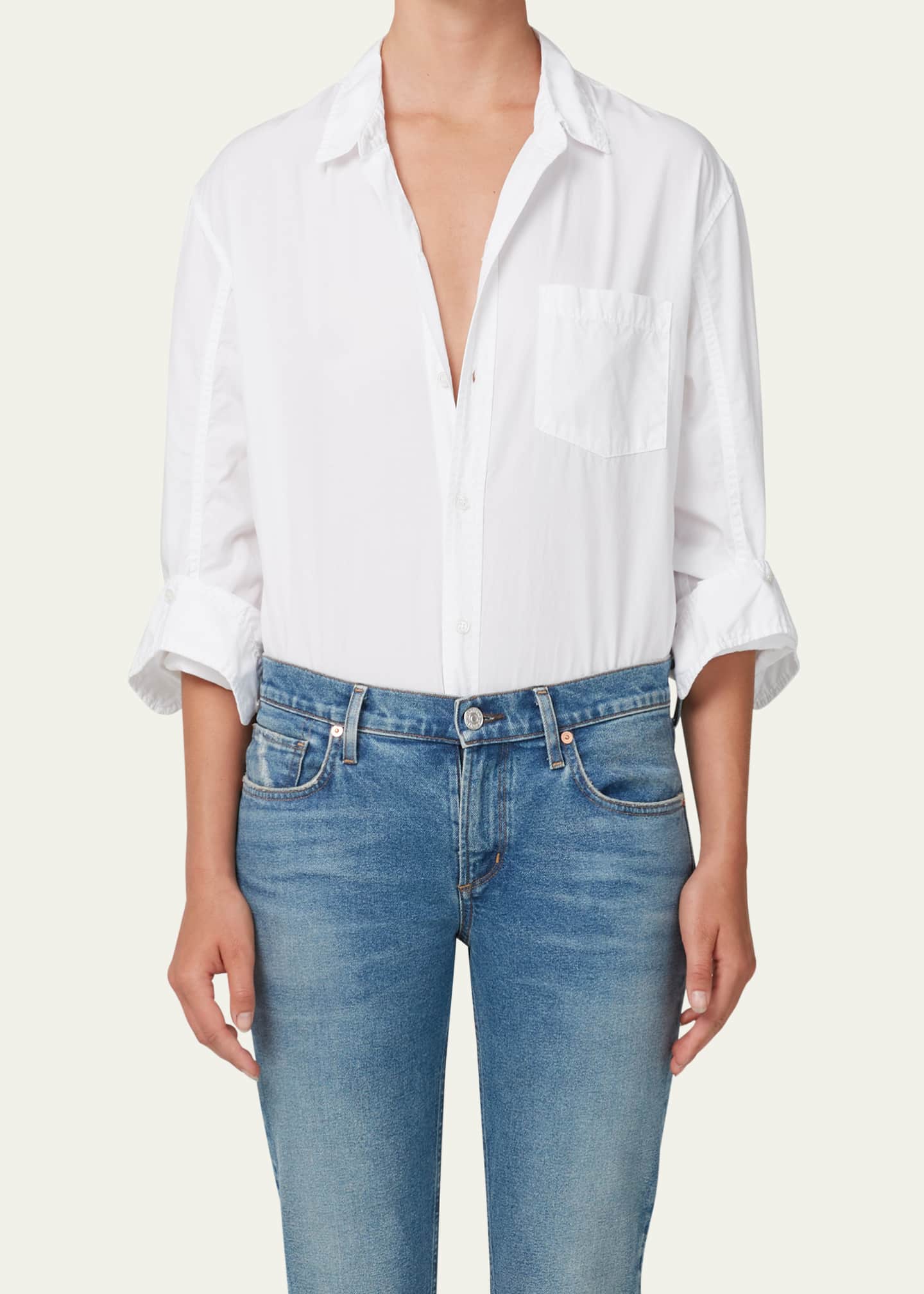 Citizens of Humanity Kayla Button-Front Shirt - Bergdorf Goodman