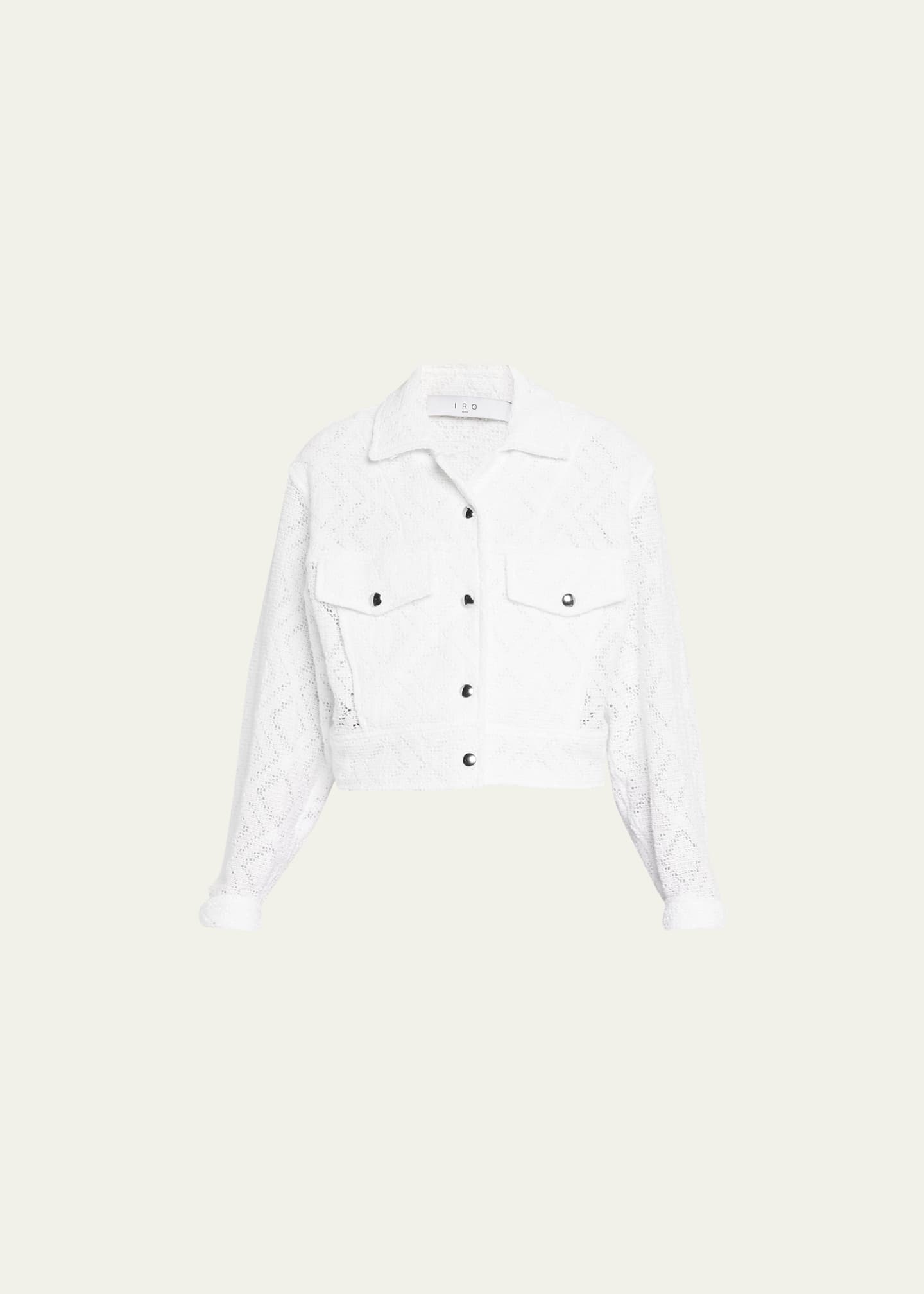 Iro Uliana Crochet Knit Jacket - Bergdorf Goodman