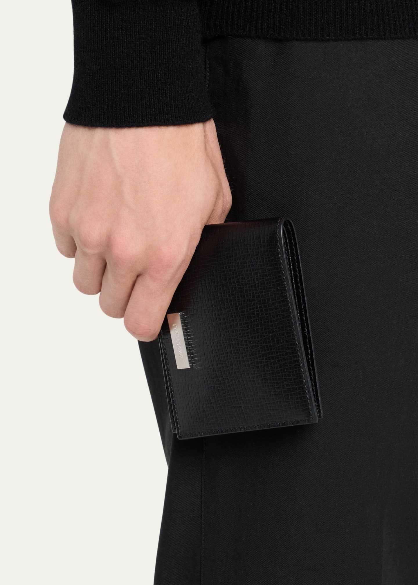 Ferragamo Men's Revival Leather Bifold Wallet - Bergdorf Goodman