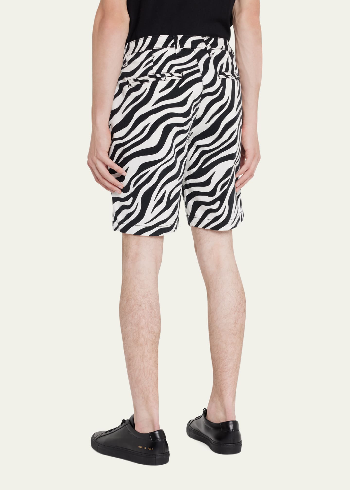 monfrere Men's Cruise Zebra-Print Twill Shorts - Bergdorf Goodman