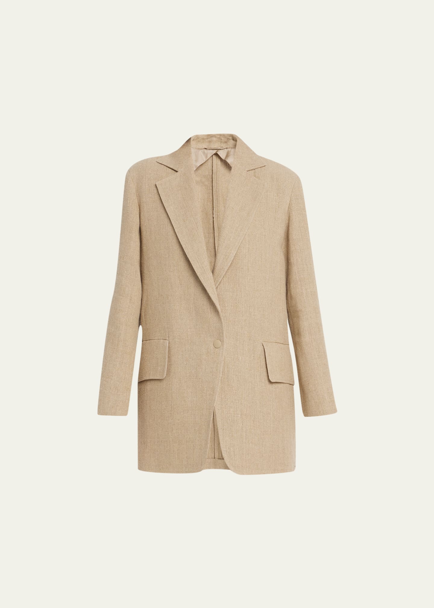 Max Mara Undici Oversize Linen Blazer Jacket - Bergdorf Goodman