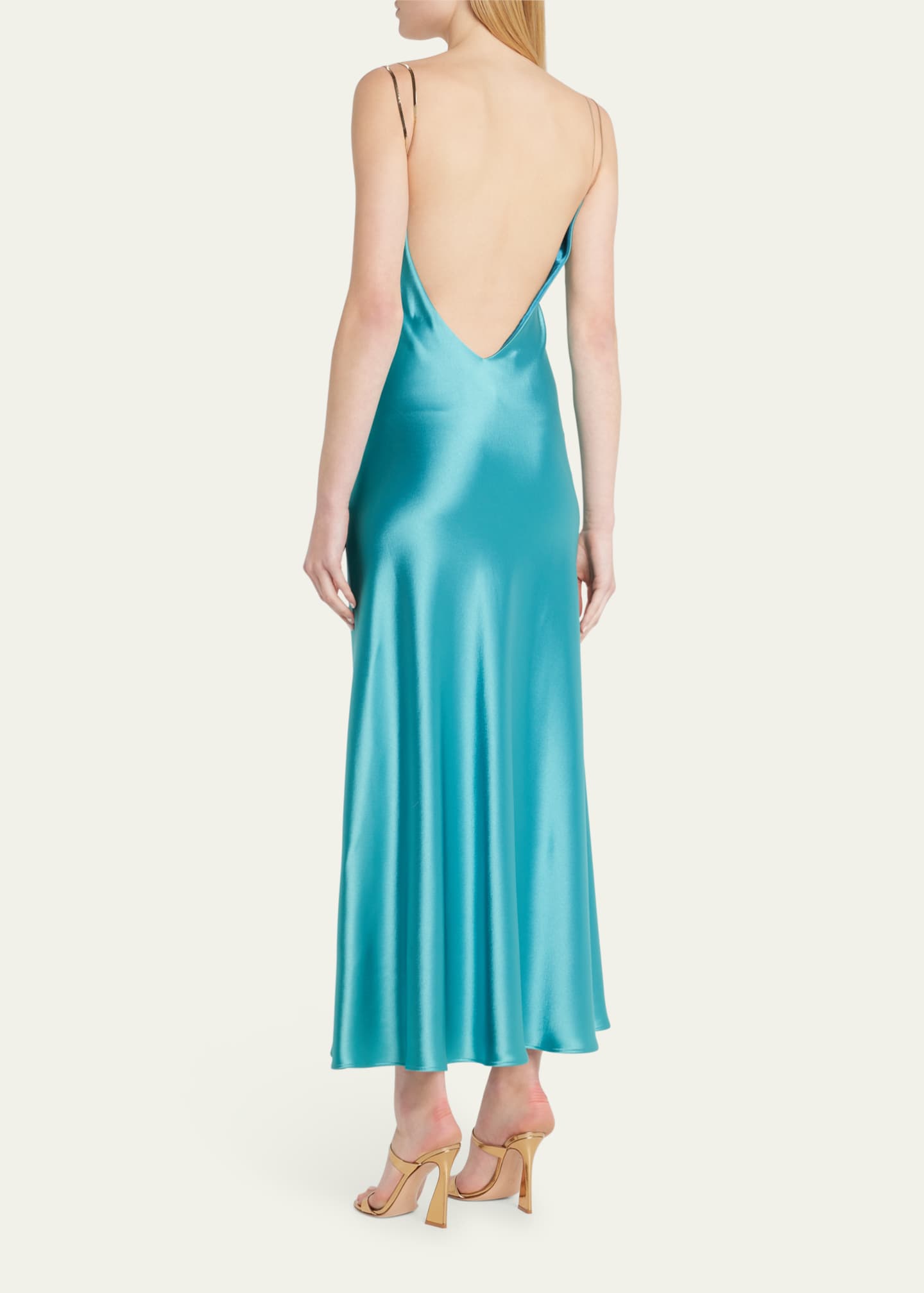 Galvan Chain Liquid Slip Tank Dress - Bergdorf Goodman