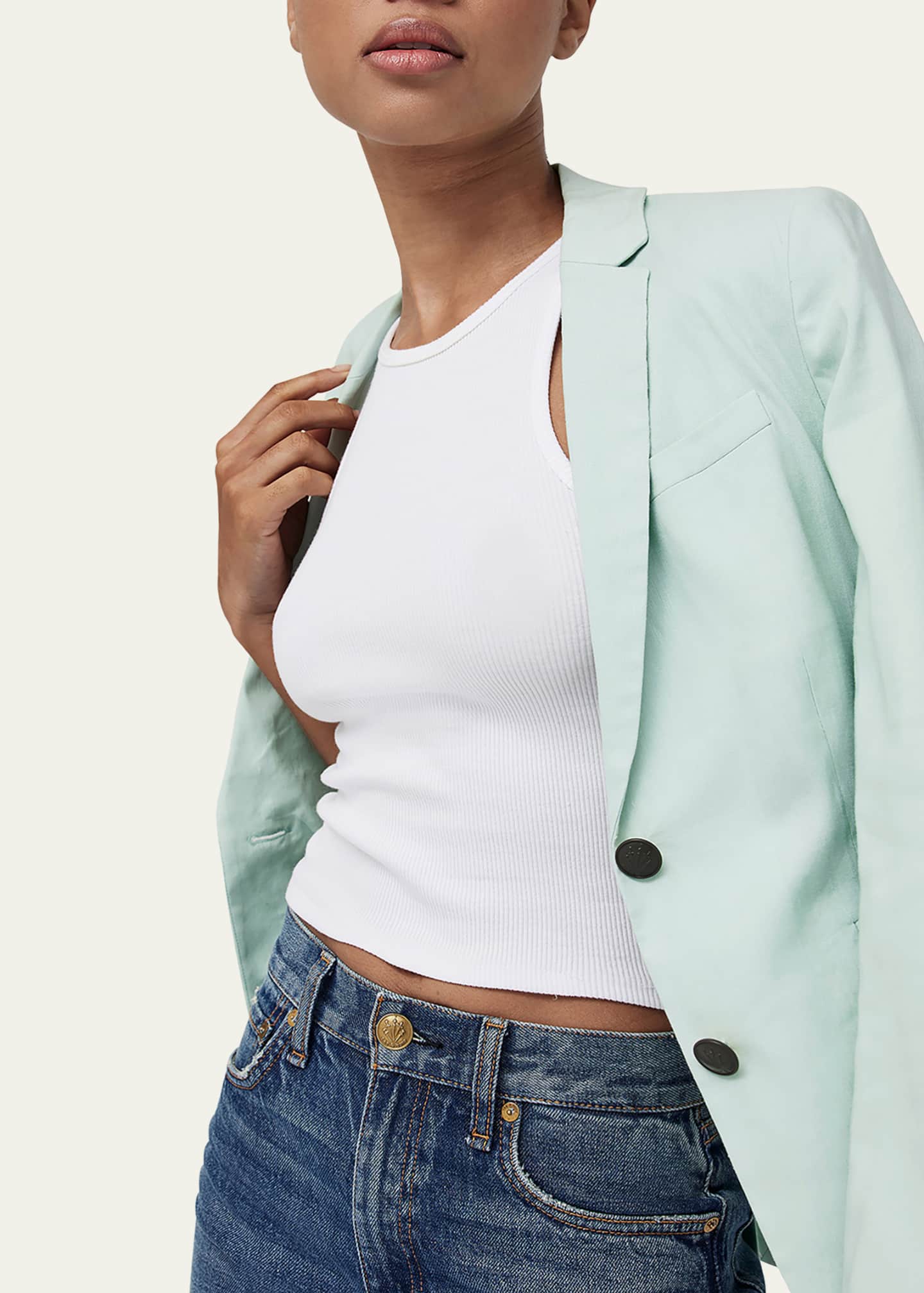 Rag & Bone Razor Linen Blazer - Bergdorf Goodman