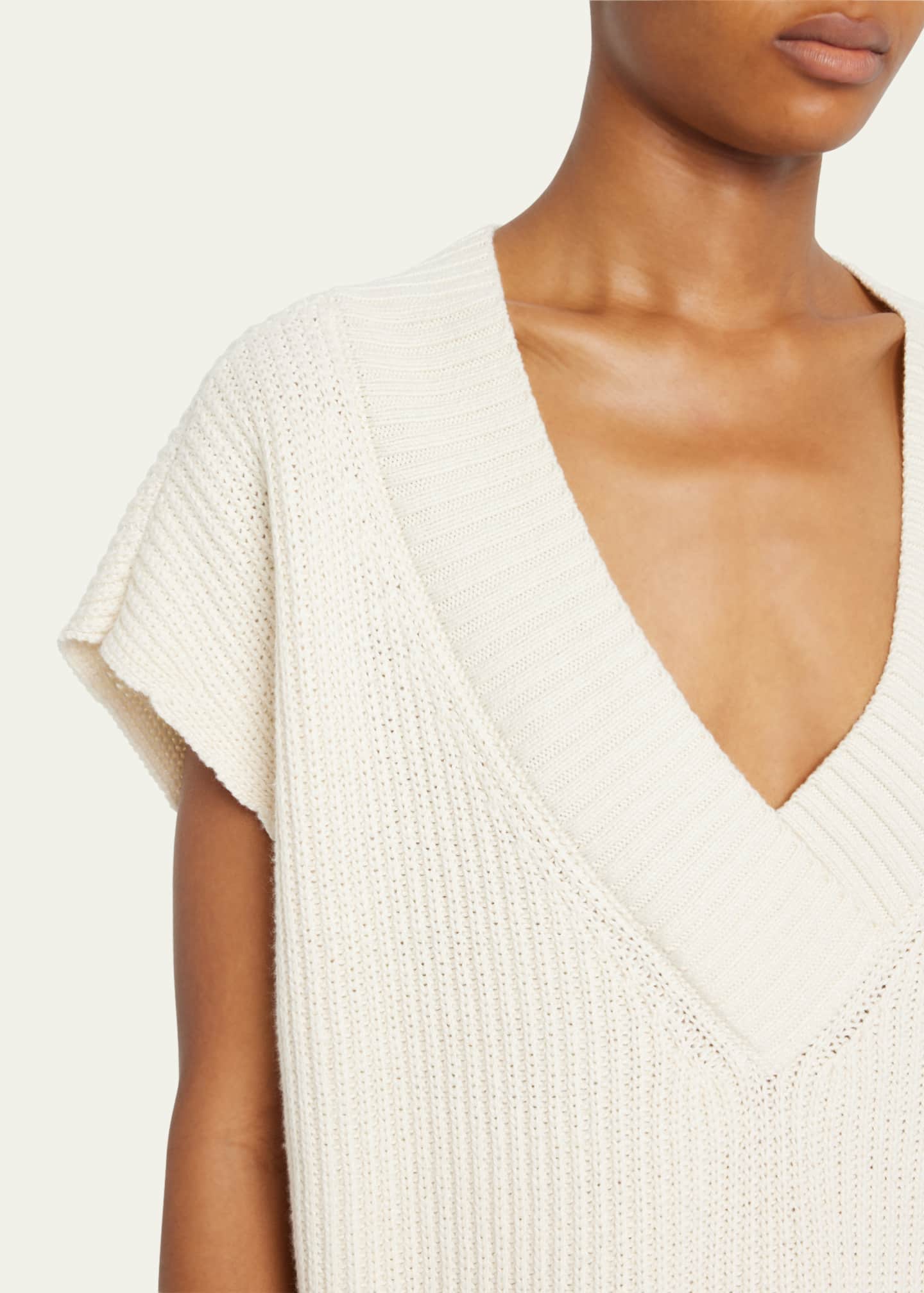 AMO Denim Aurora V-Neck Sweater Vest - Bergdorf Goodman