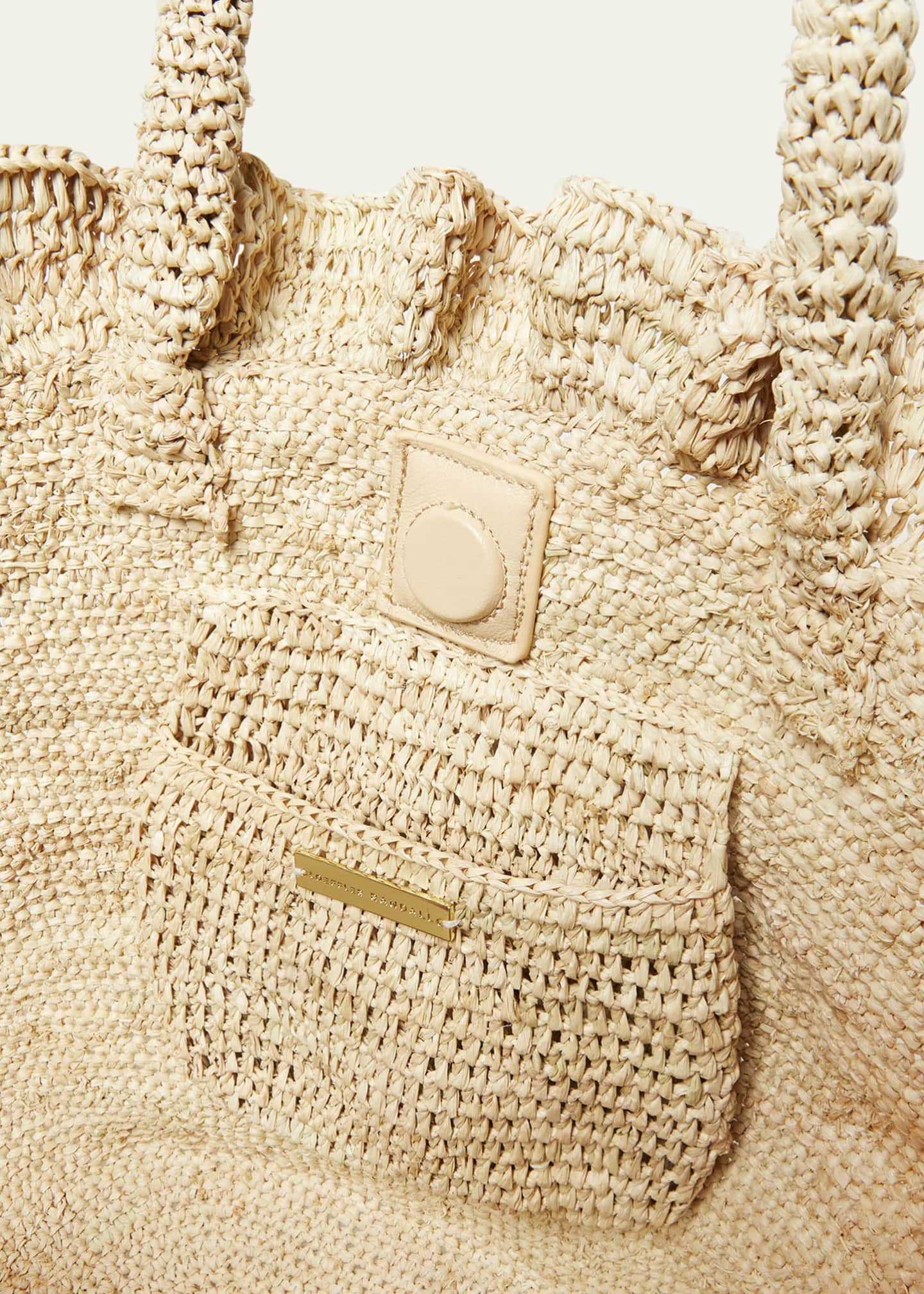 Loeffler Randall Cyrus Ruffled Raffia Tote Bag - Bergdorf Goodman