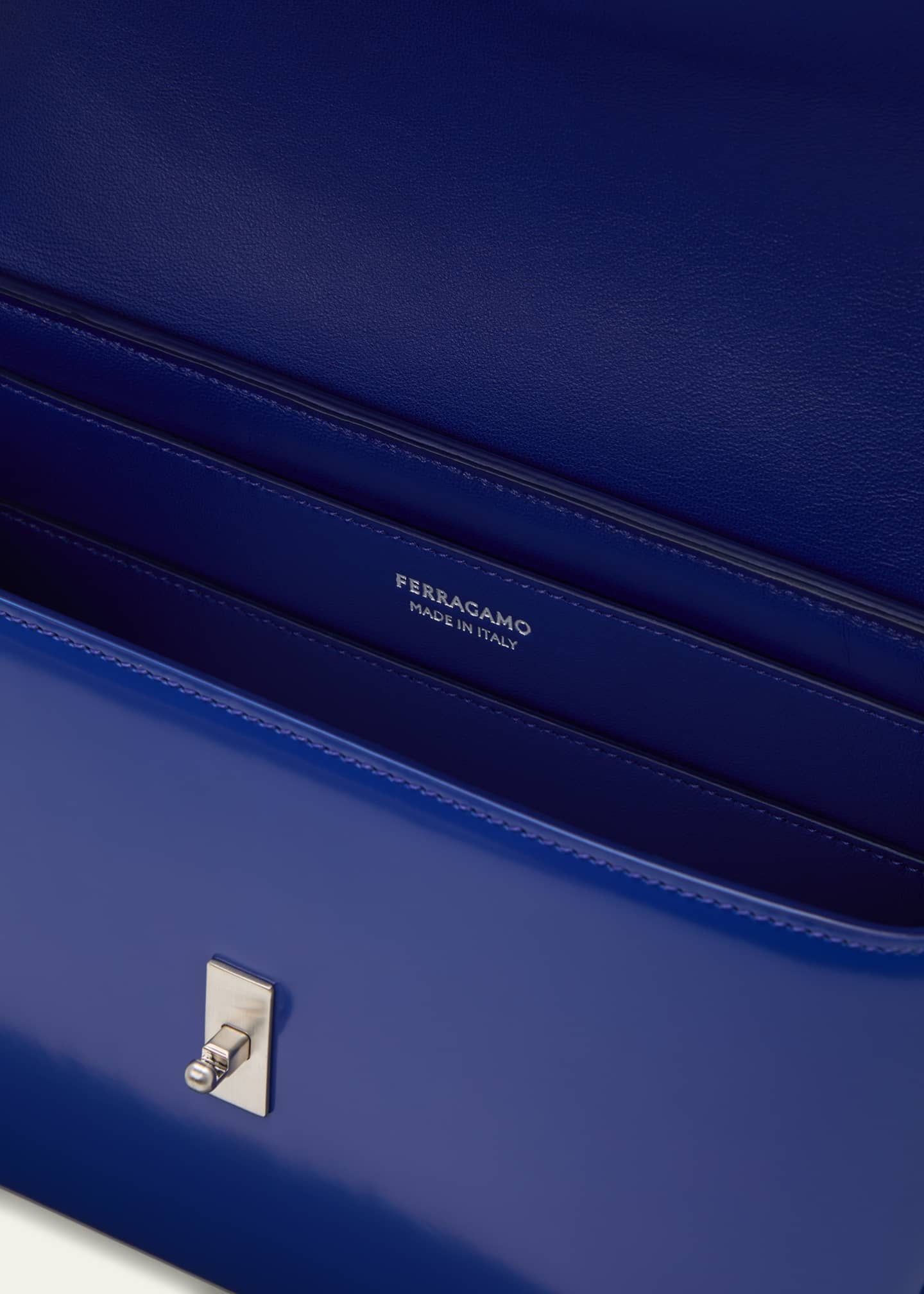 Ferragamo Prisma Flap Leather Shoulder Bag - Bergdorf Goodman