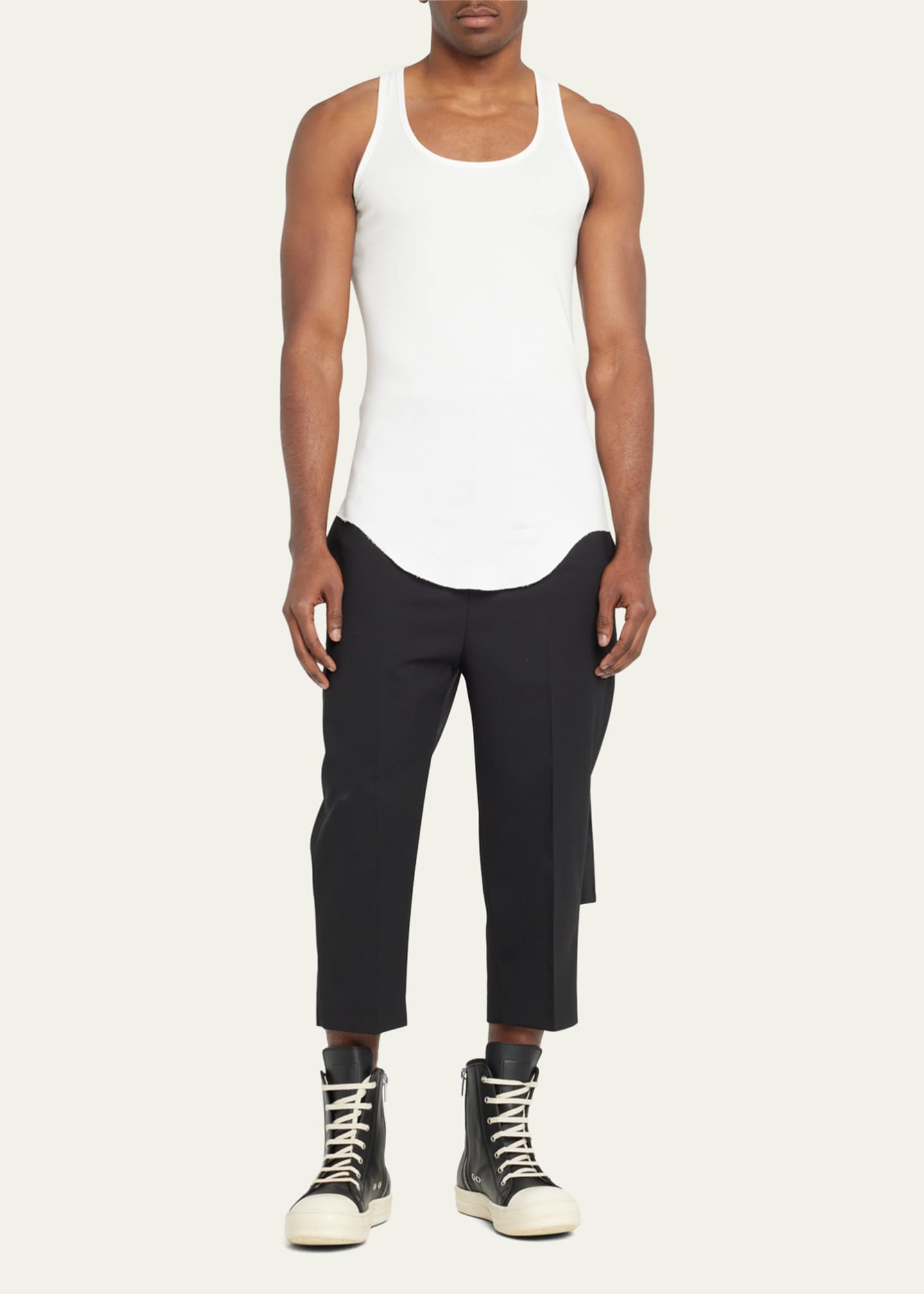 DRKSHDW RICK OWENS Men's Rib Tank Top - Bergdorf Goodman