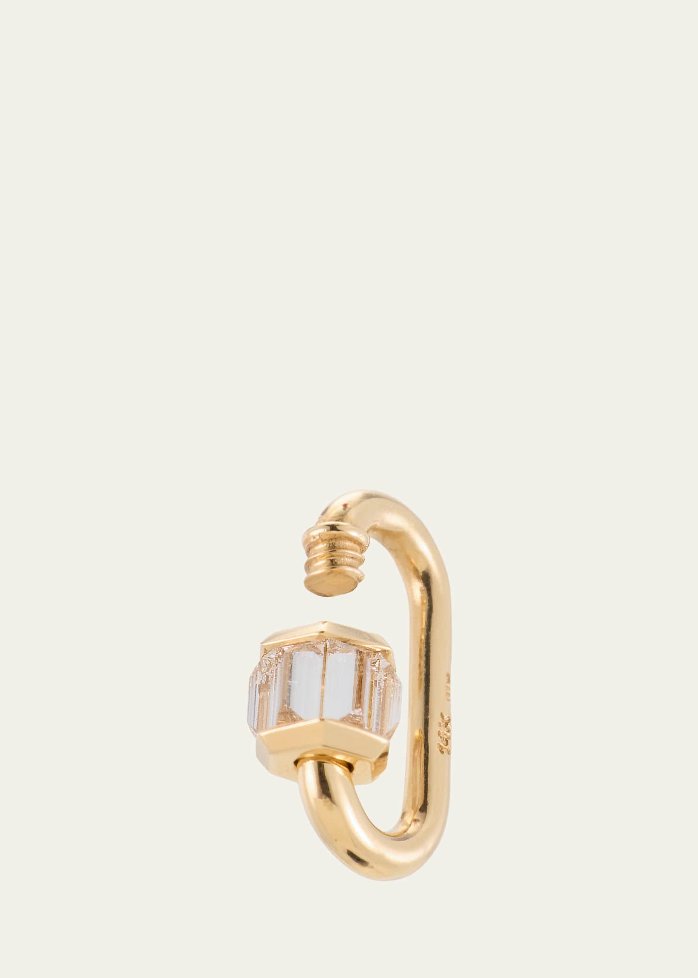 Marla Aaron Total Baguette Babylock with Diamonds - Bergdorf Goodman