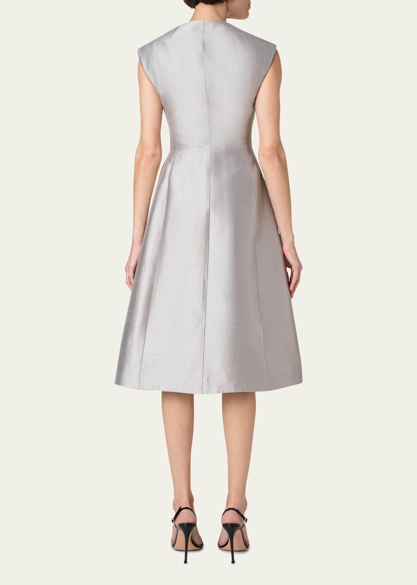 Akris Apron Midi Silk Coat Dress - Bergdorf Goodman