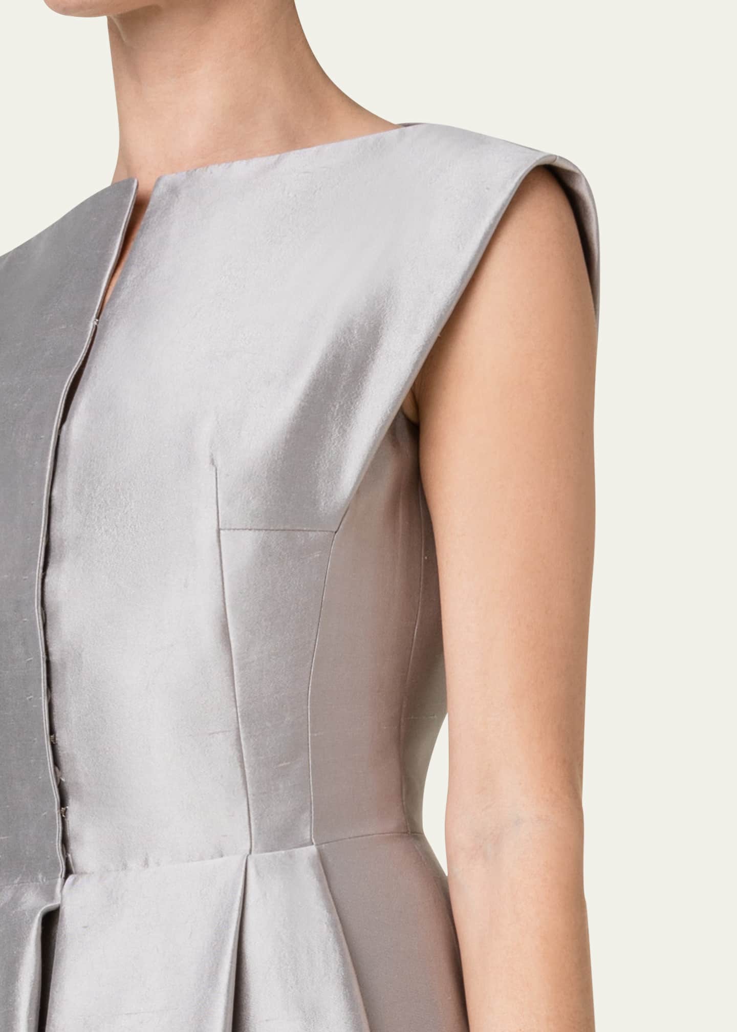 Akris Apron Midi Silk Coat Dress - Bergdorf Goodman