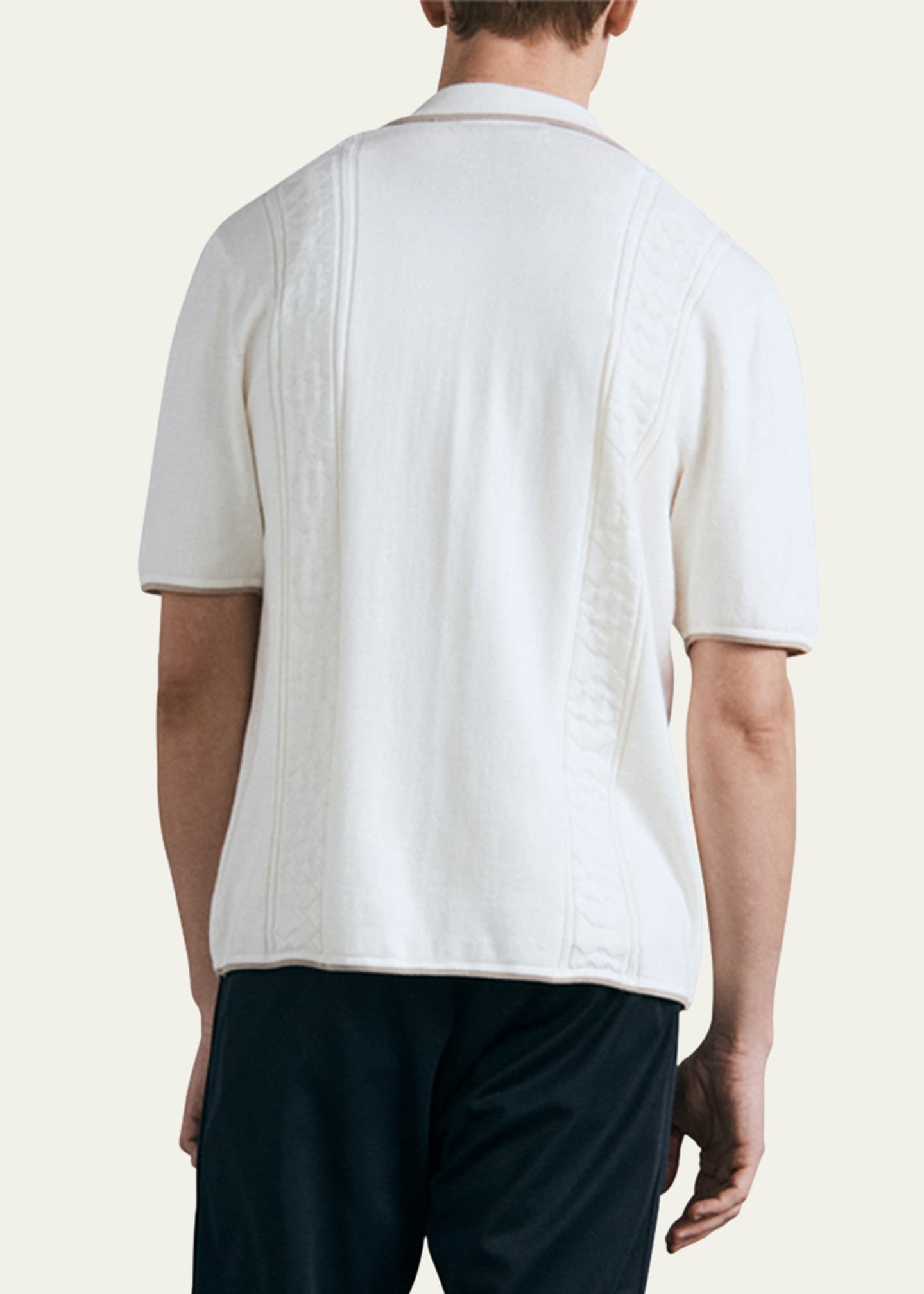 Rag & Bone Men's Archer Geometric Knit Button-Down Shirt - Bergdorf Goodman