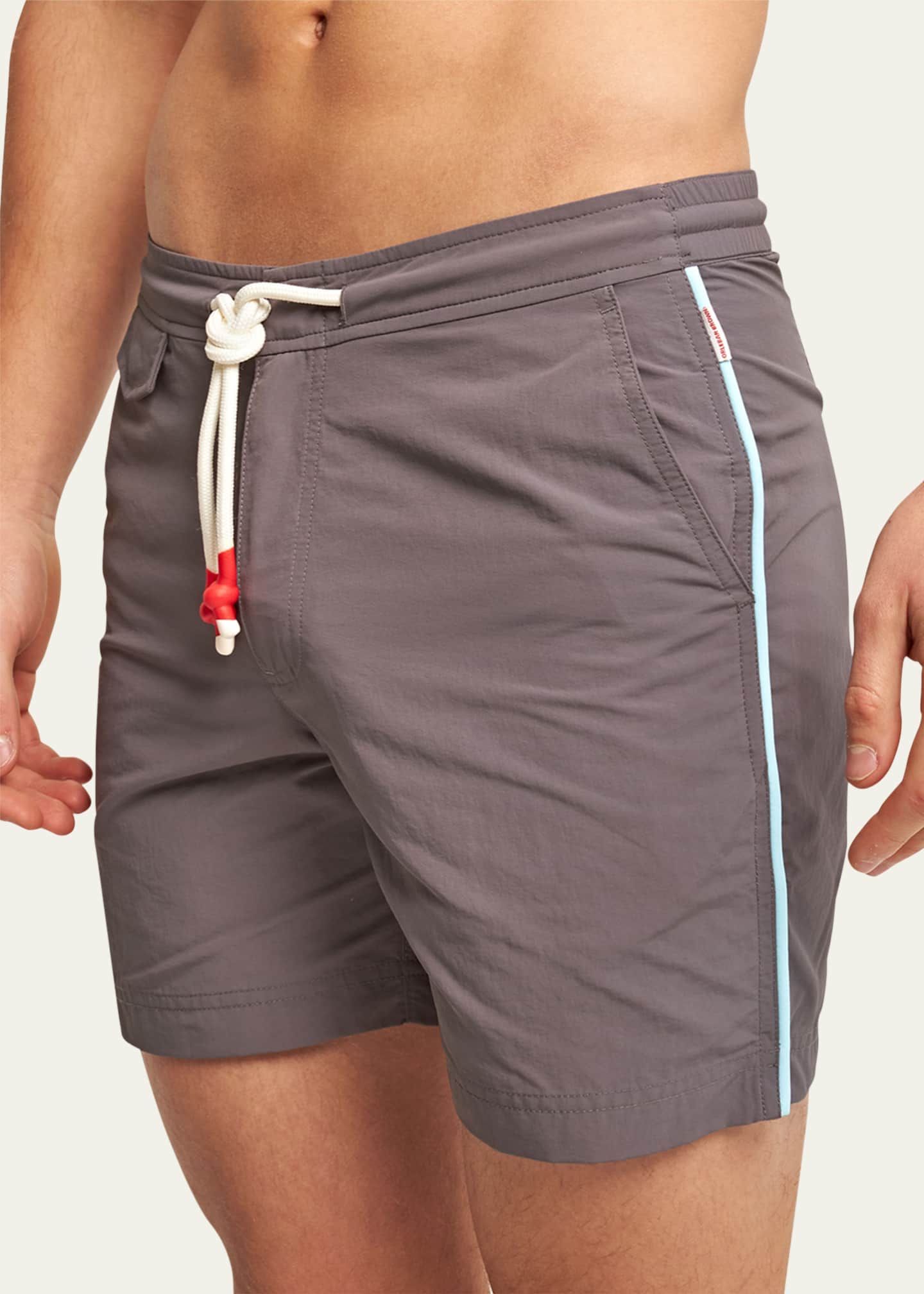 Orlebar Brown Men's Standard Piped Swim Trunks - Bergdorf Goodman